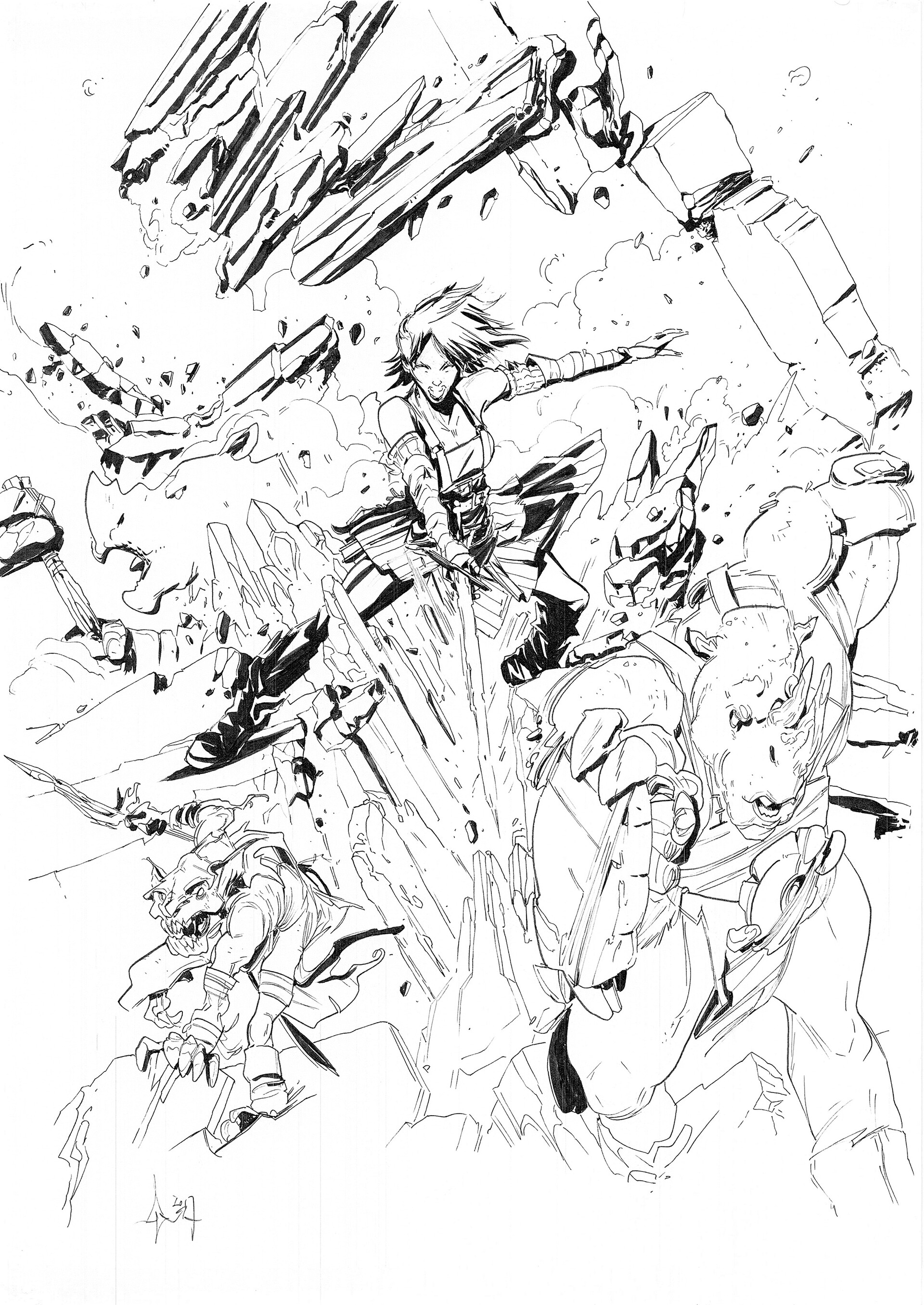 Giuseppe Capasso - Nahiri from MTG fan art