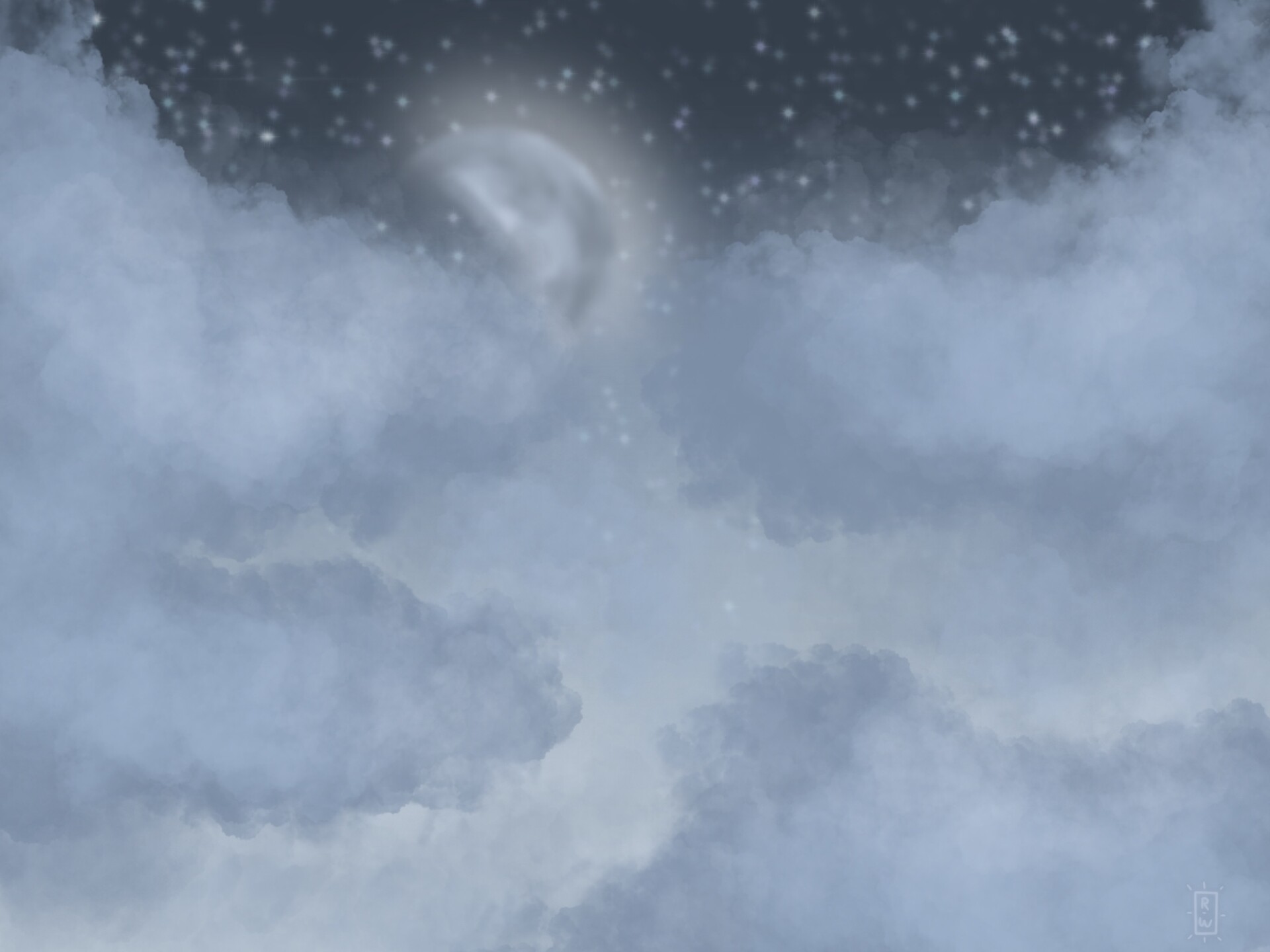 ArtStation - Pale moon