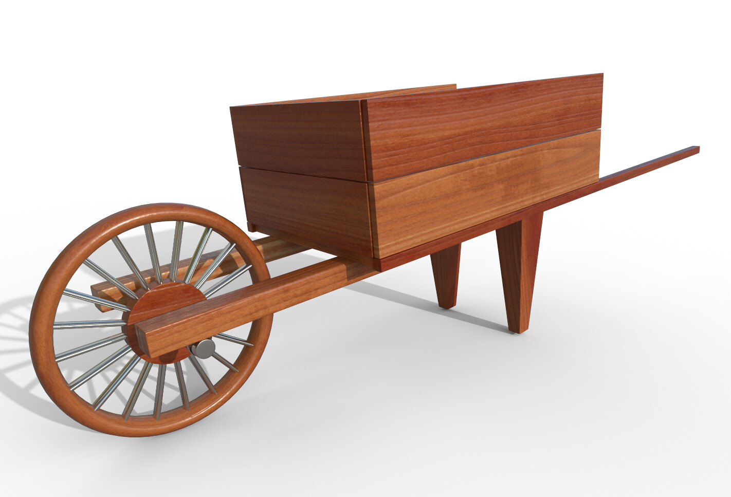 ArtStation - Old Fashioned Wheel Barrow