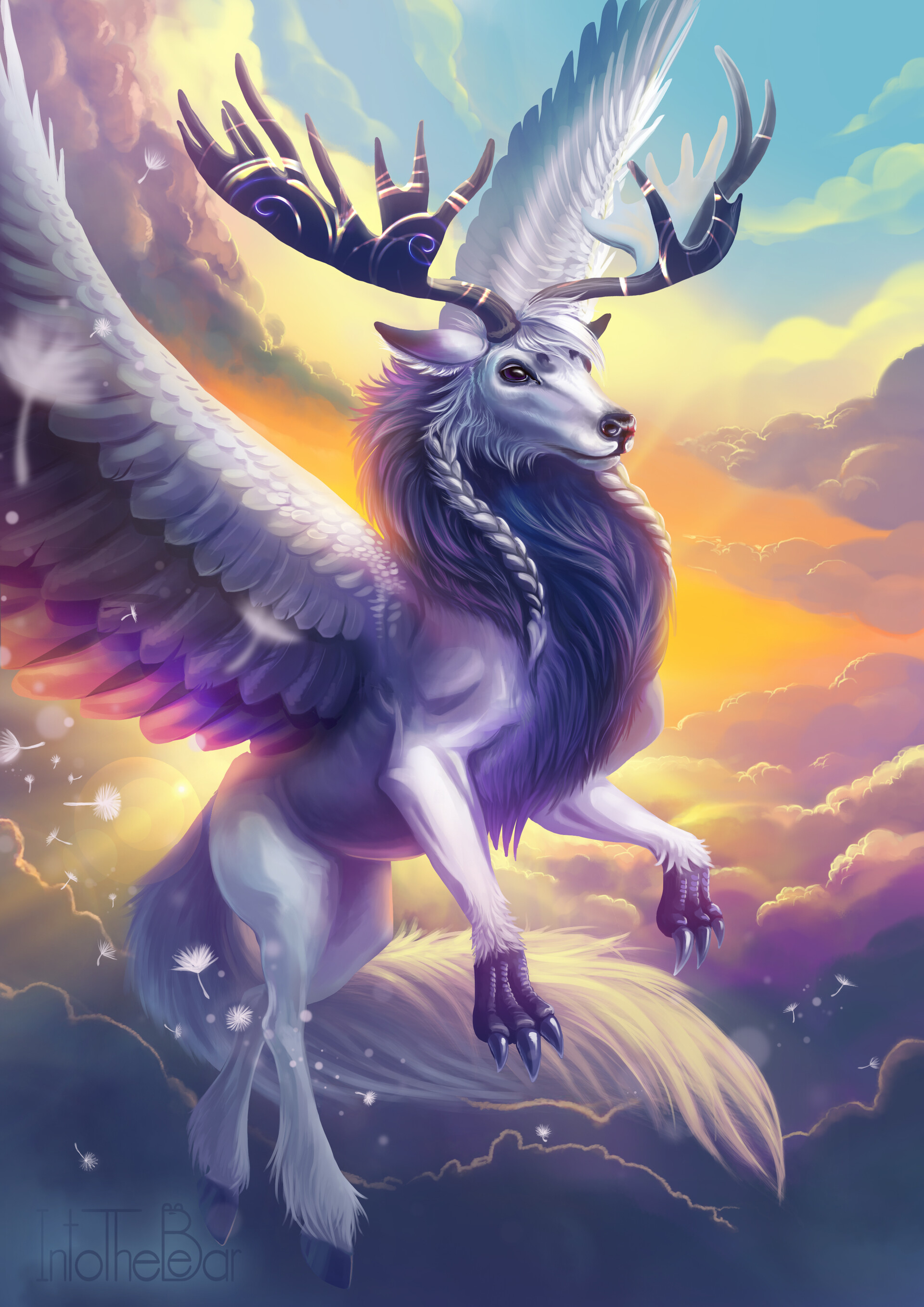 ArtStation - Dragon-deer