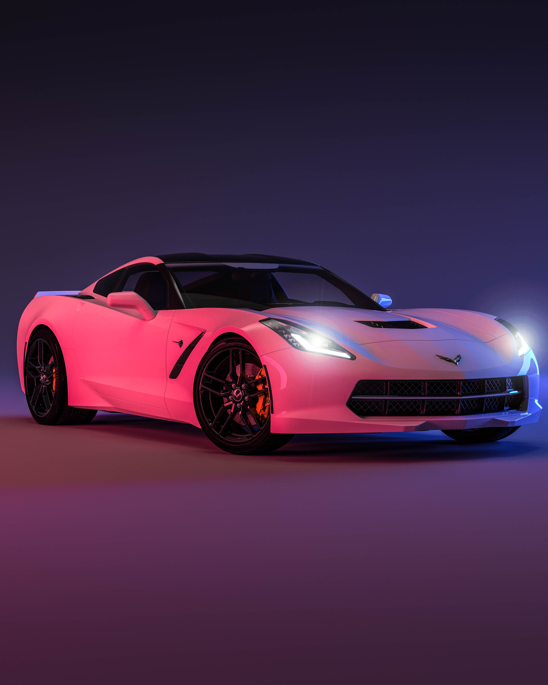 ArtStation - Corvette C7 rendered in KeyshotB