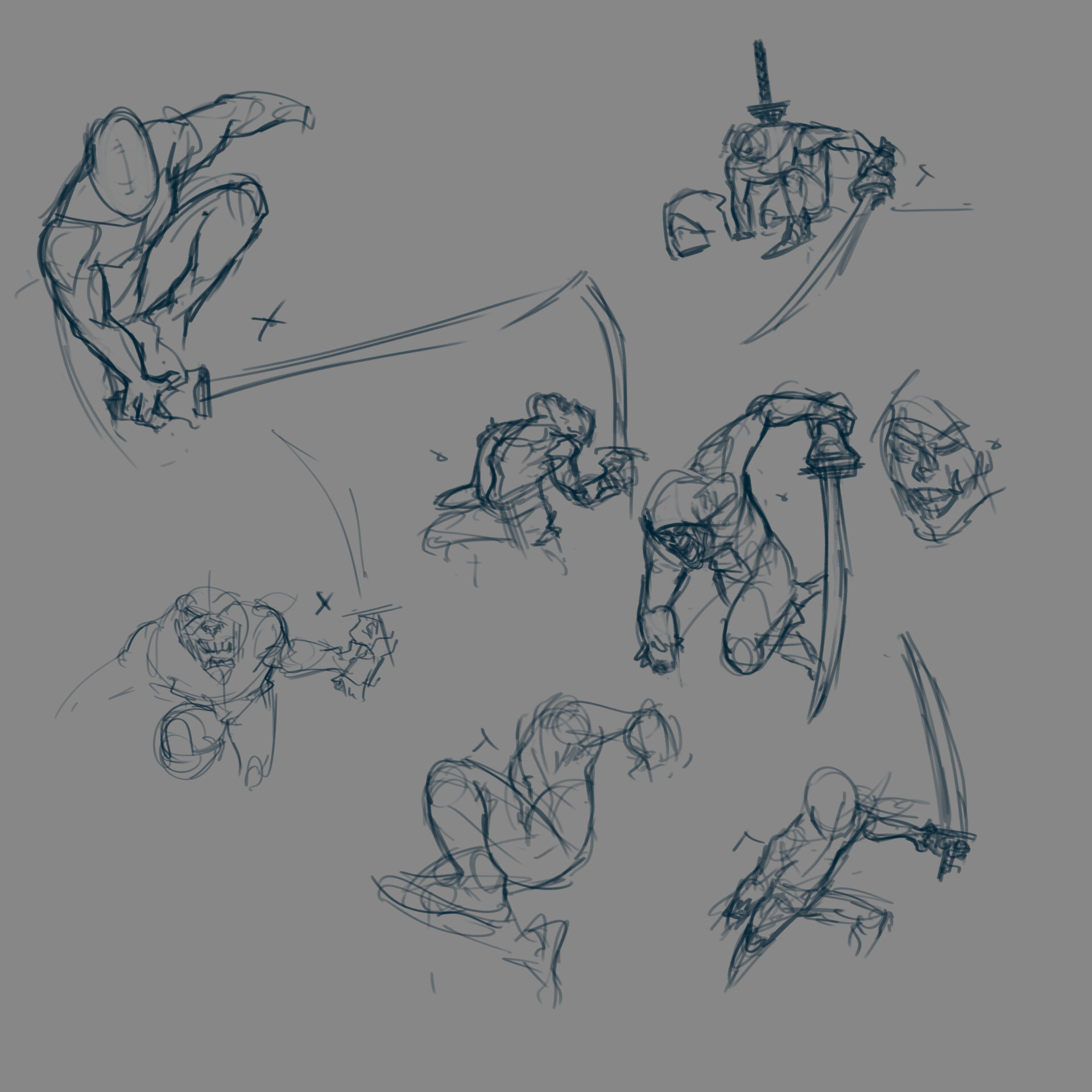 ArtStation - Zombie Ninja - Concept