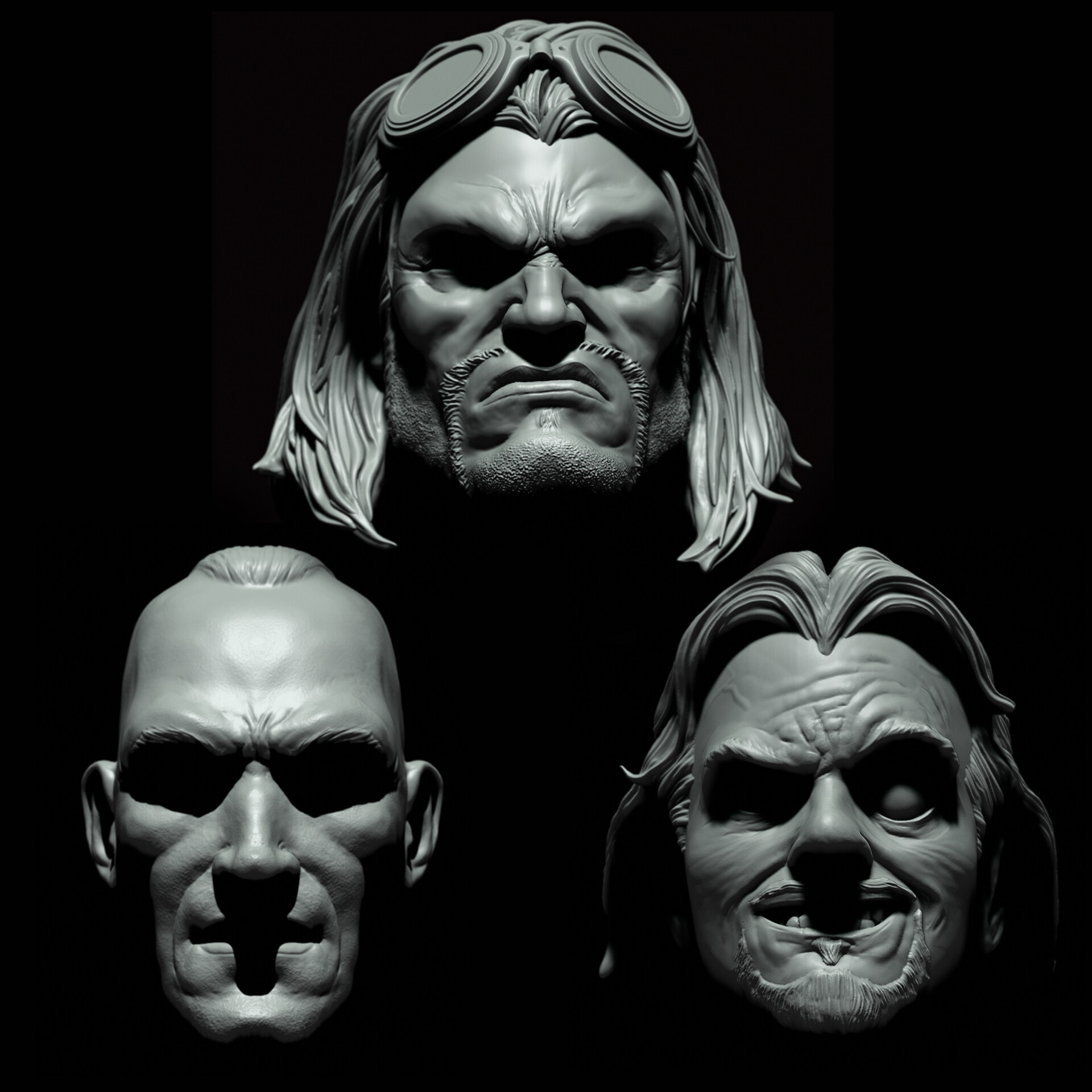 ArtStation - DC Headshot Series - Ugly Mugs