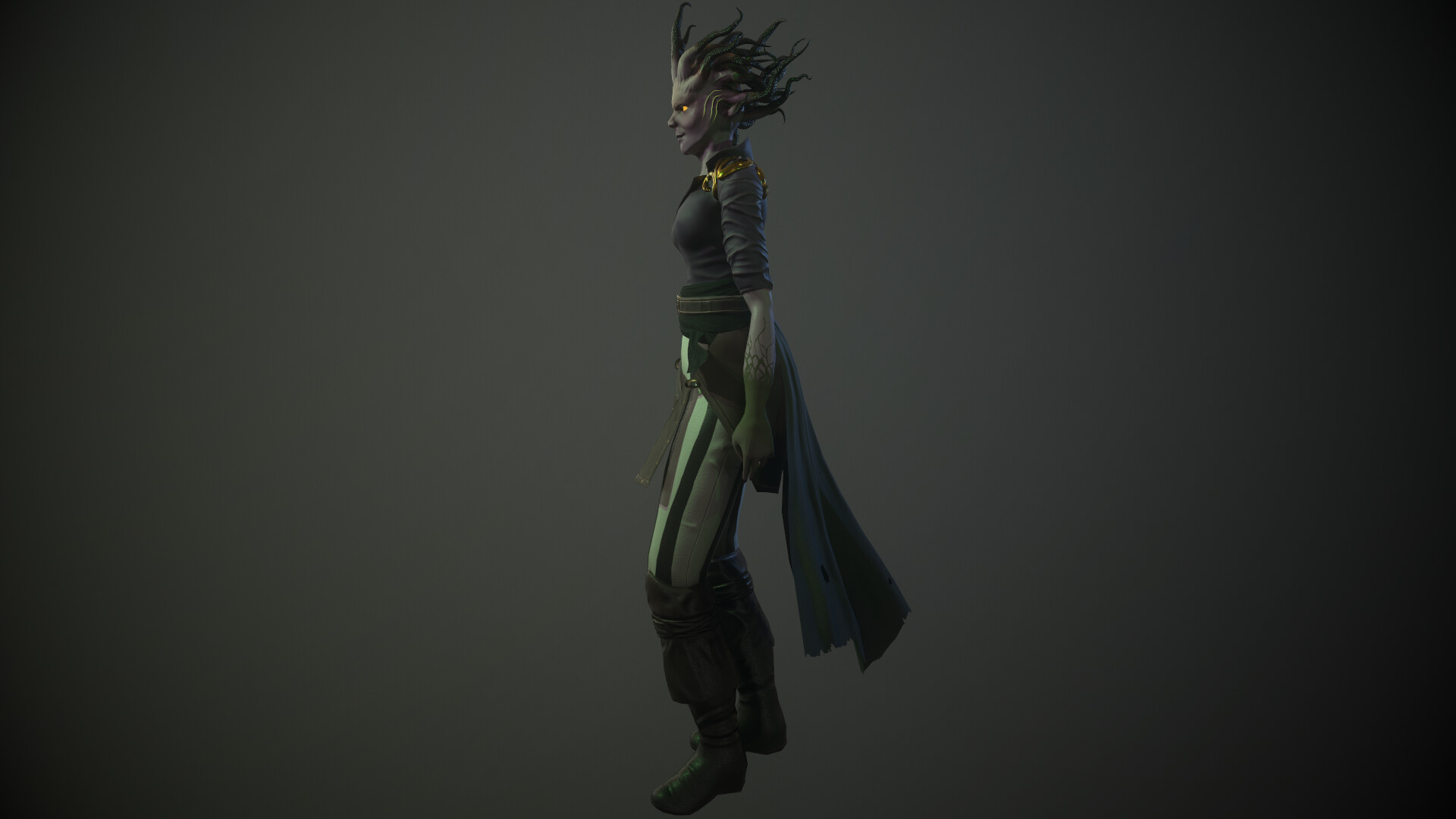 Thomas Trybus - Vraska, Scheming Gorgon MTG Game Ready Fan-Art