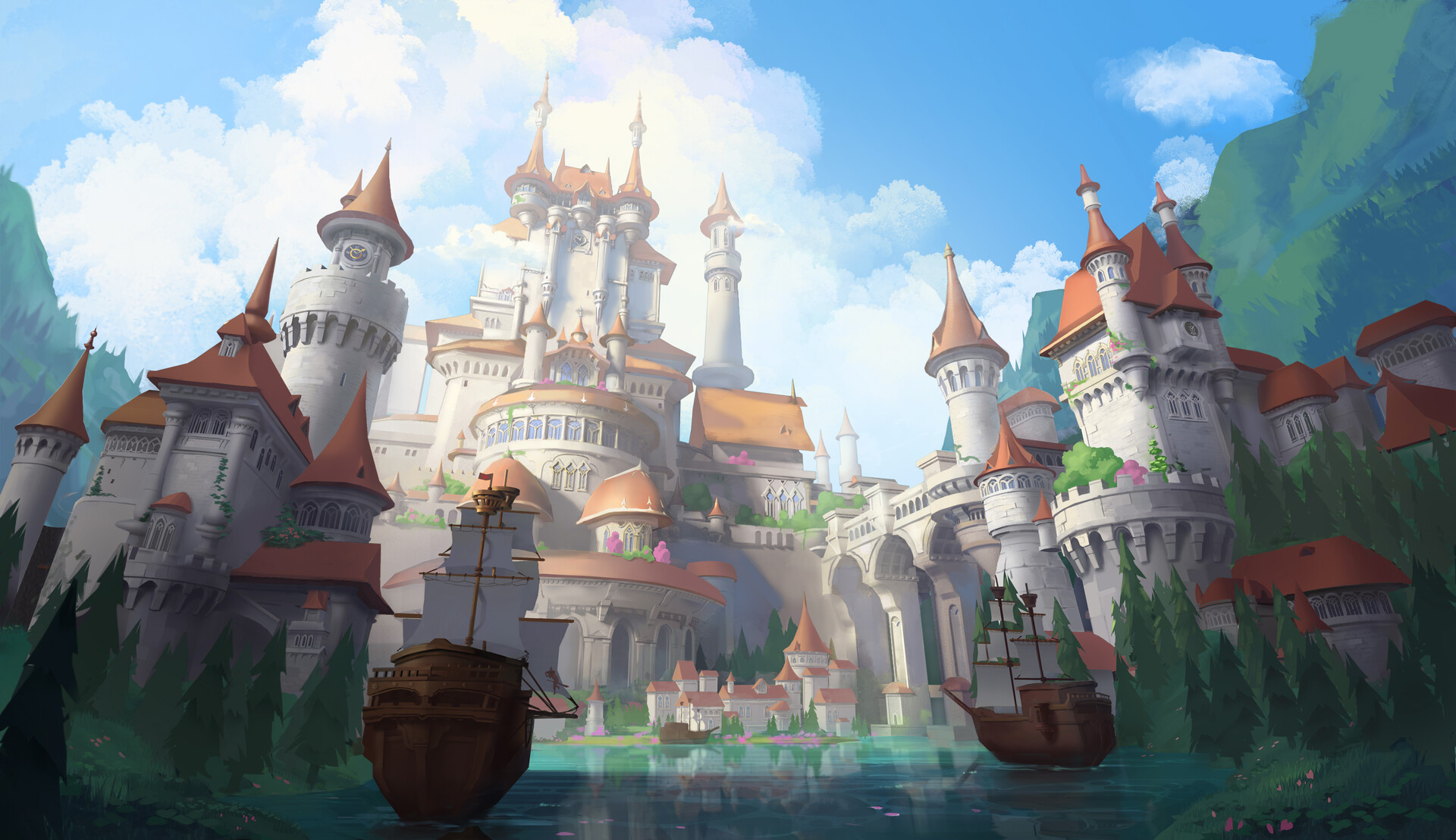 ArtStation - A composition practice