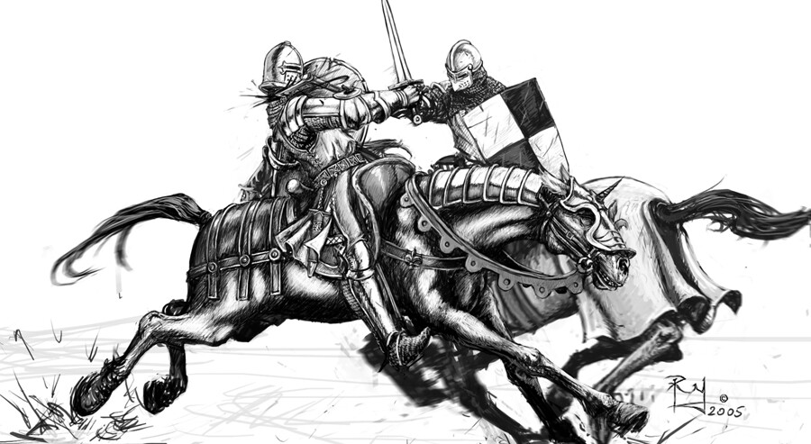 ArtStation - Mounted Combat