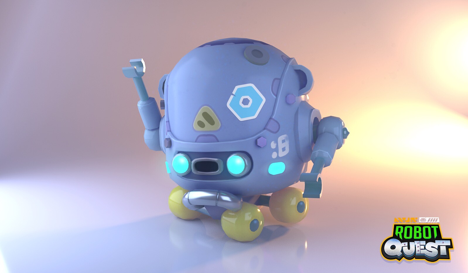 ArtStation - Robot Game Model Renders w/Arnold