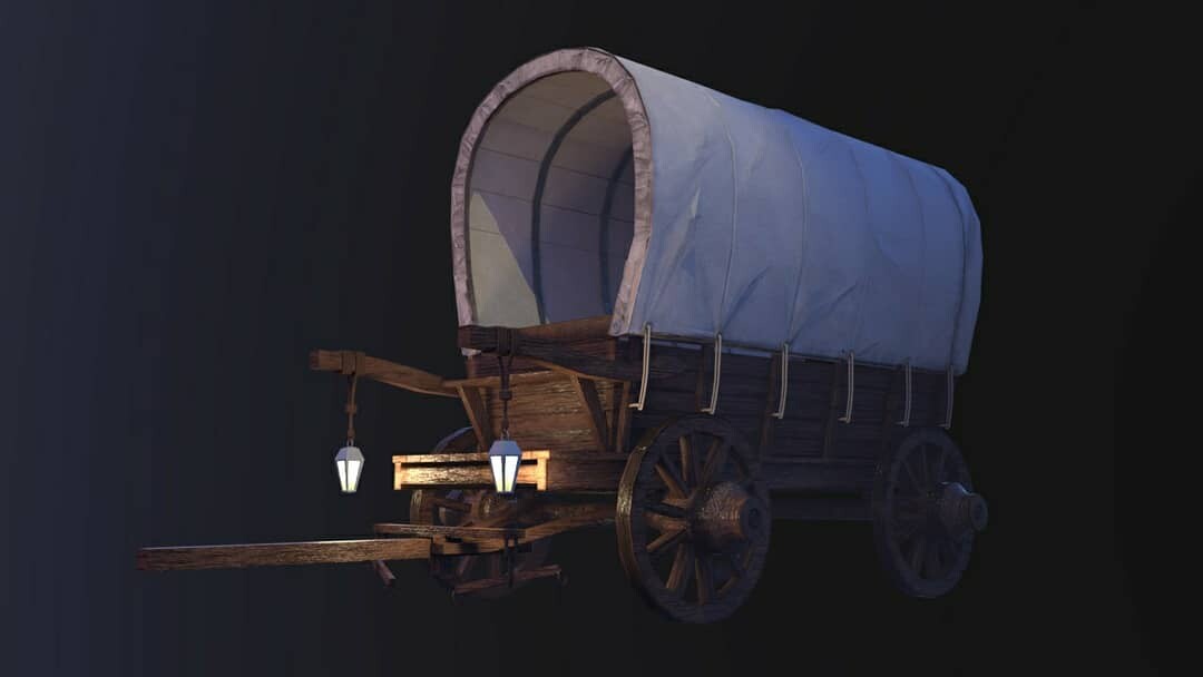 ArtStation - Medival Wagon