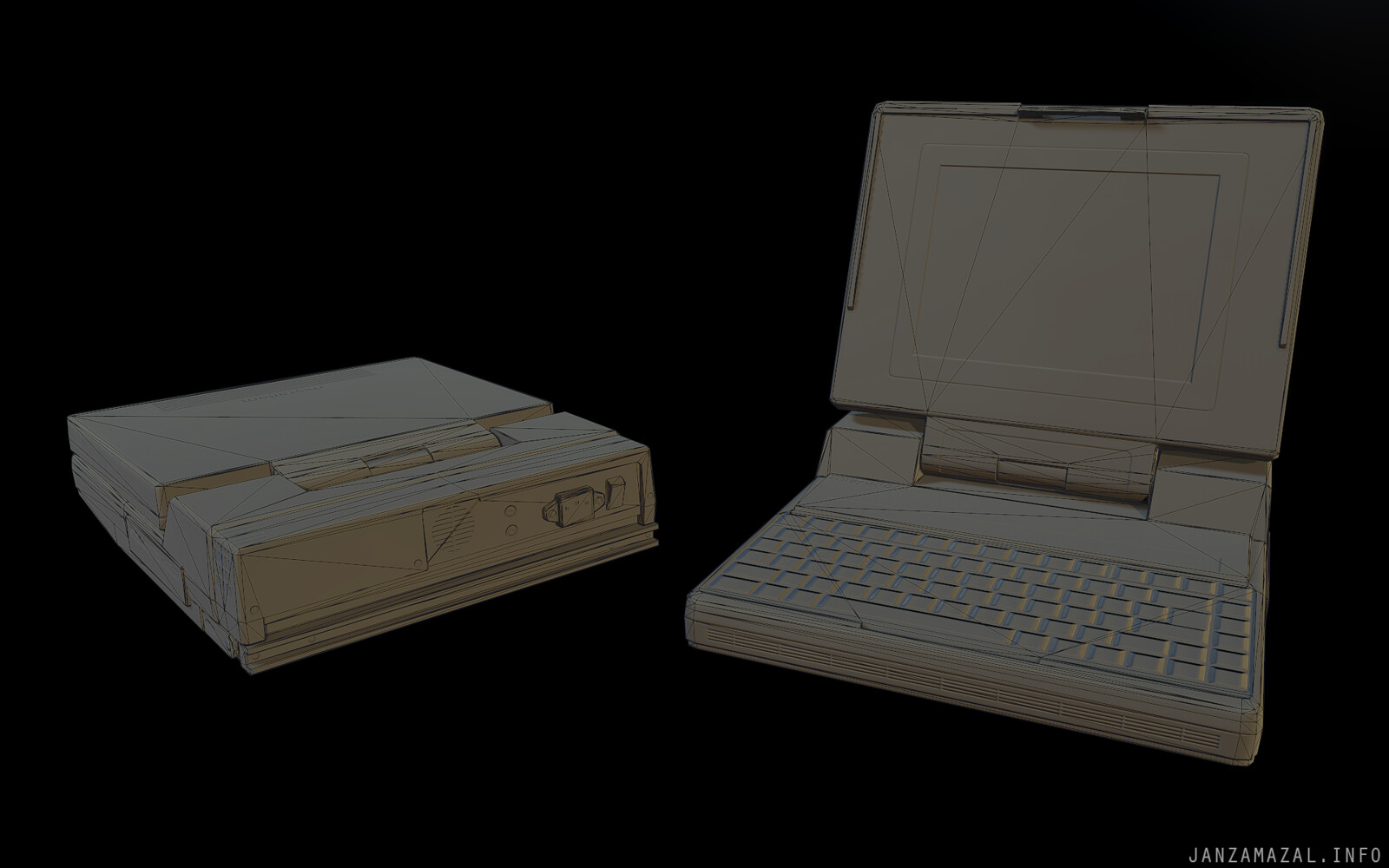 Jan Zamazal - 80s Laptop (Toshiba T3100)