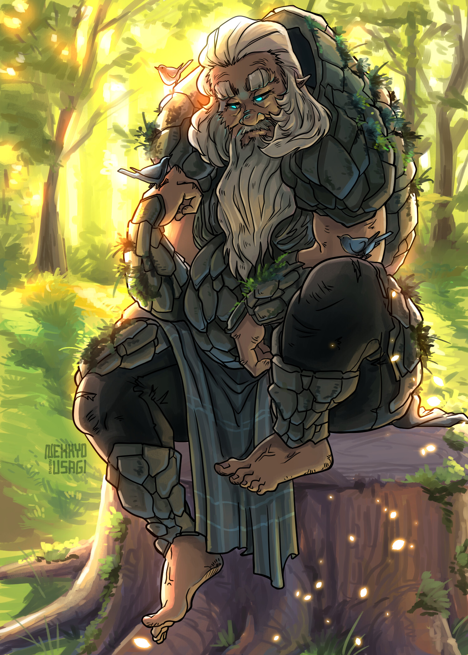 Nekkyo Usagi - Human / Gijinka Re-design - Methuselah