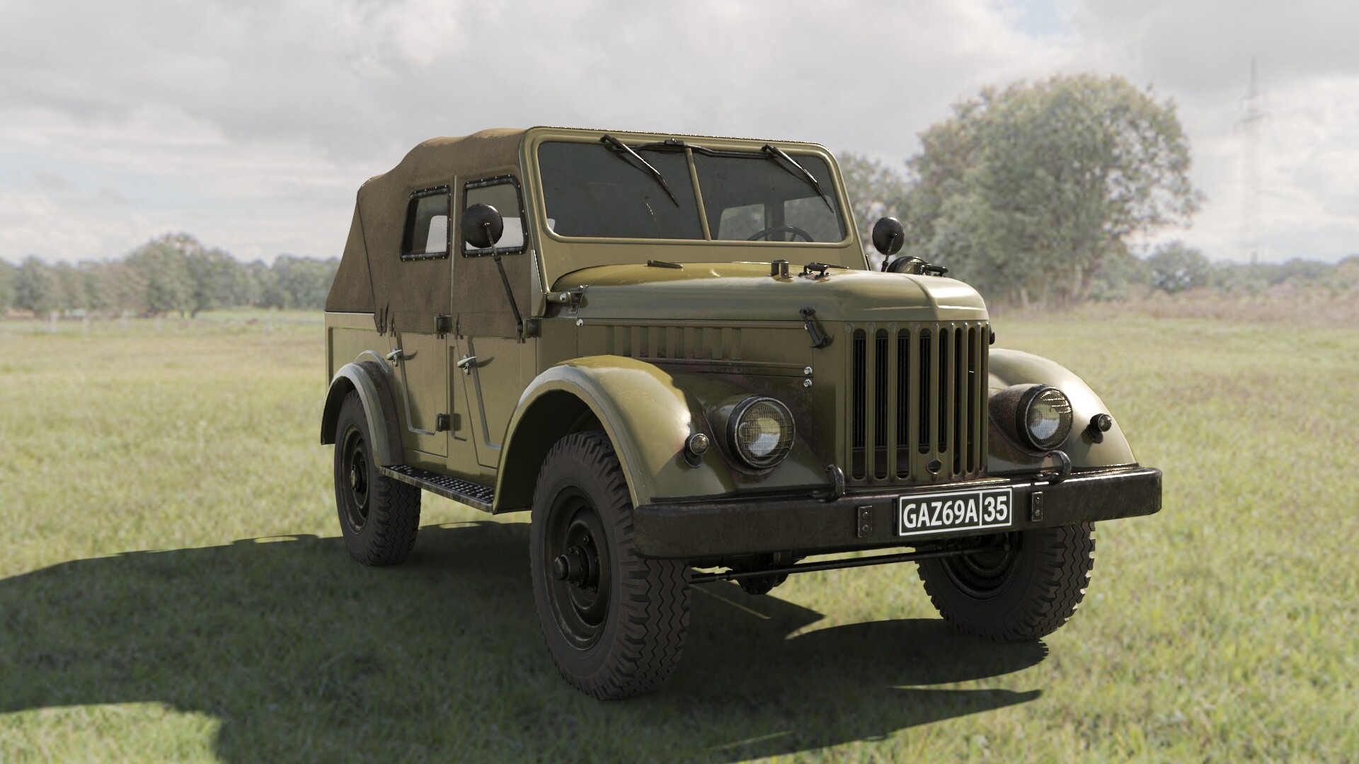 ArtStation - Gaz-69A