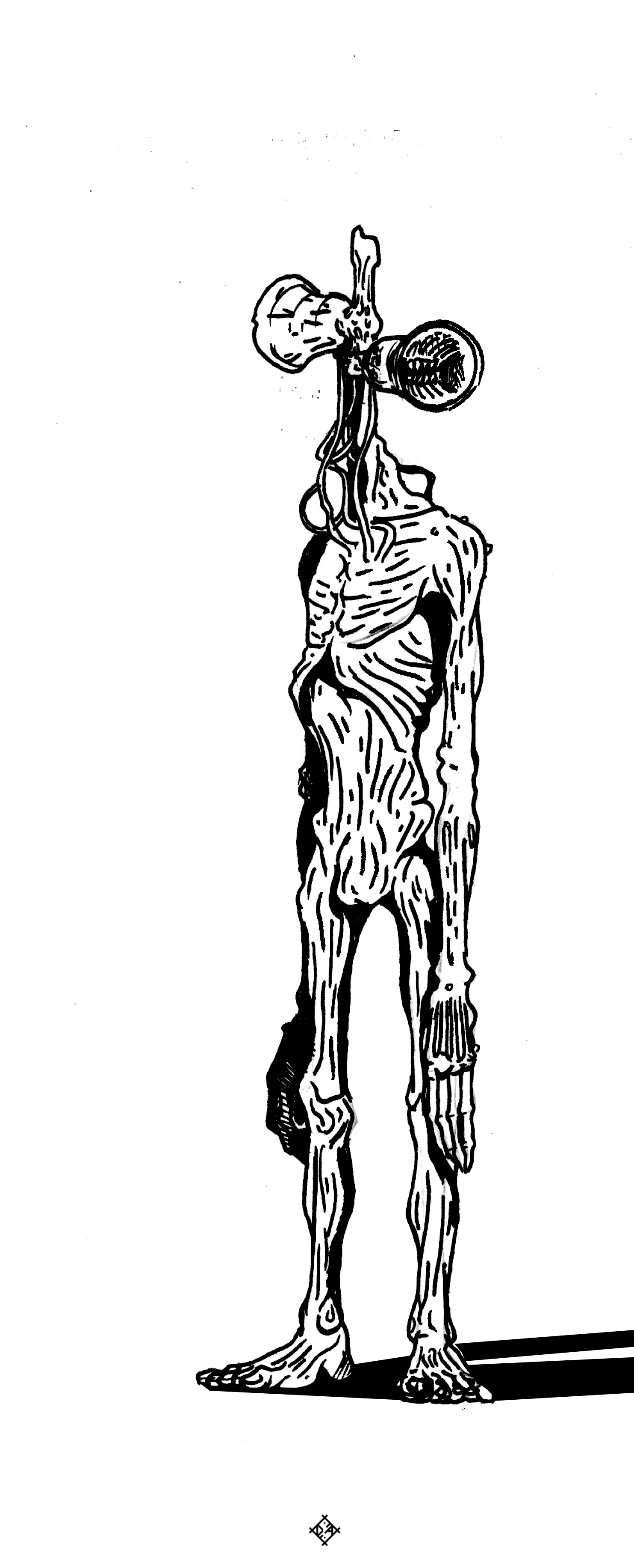 printable siren head coloring pages