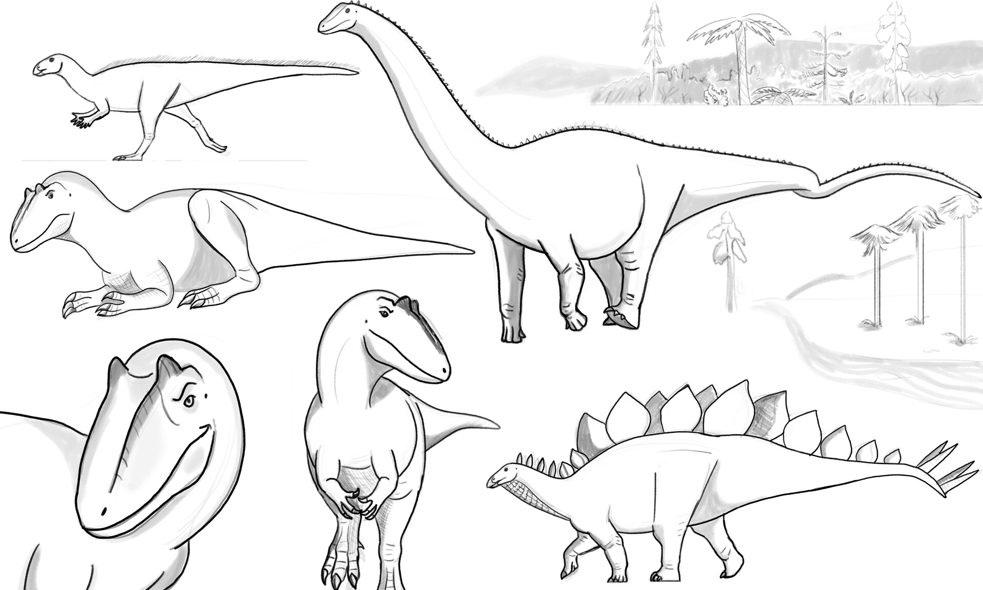 ArtStation - Jurassic Morrison Studies