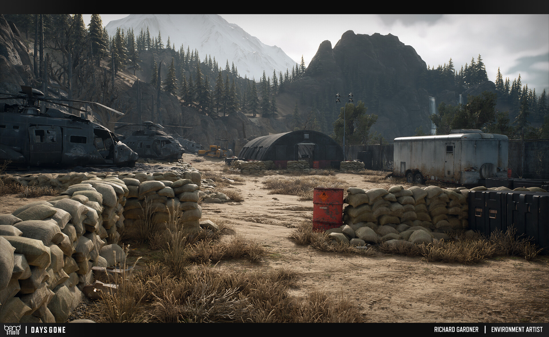 Richard Gardner - Days Gone - Refugee Camp