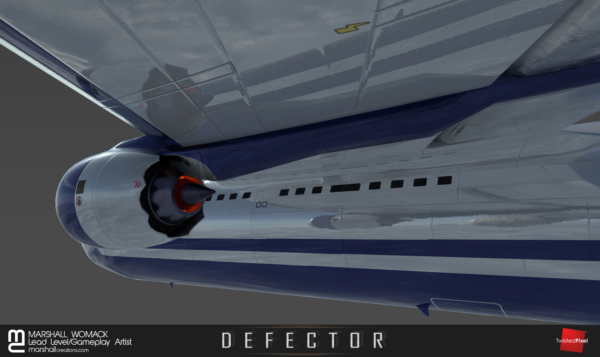 Marshall Womack - Airplane Model from Defector Oculus Rift Game
