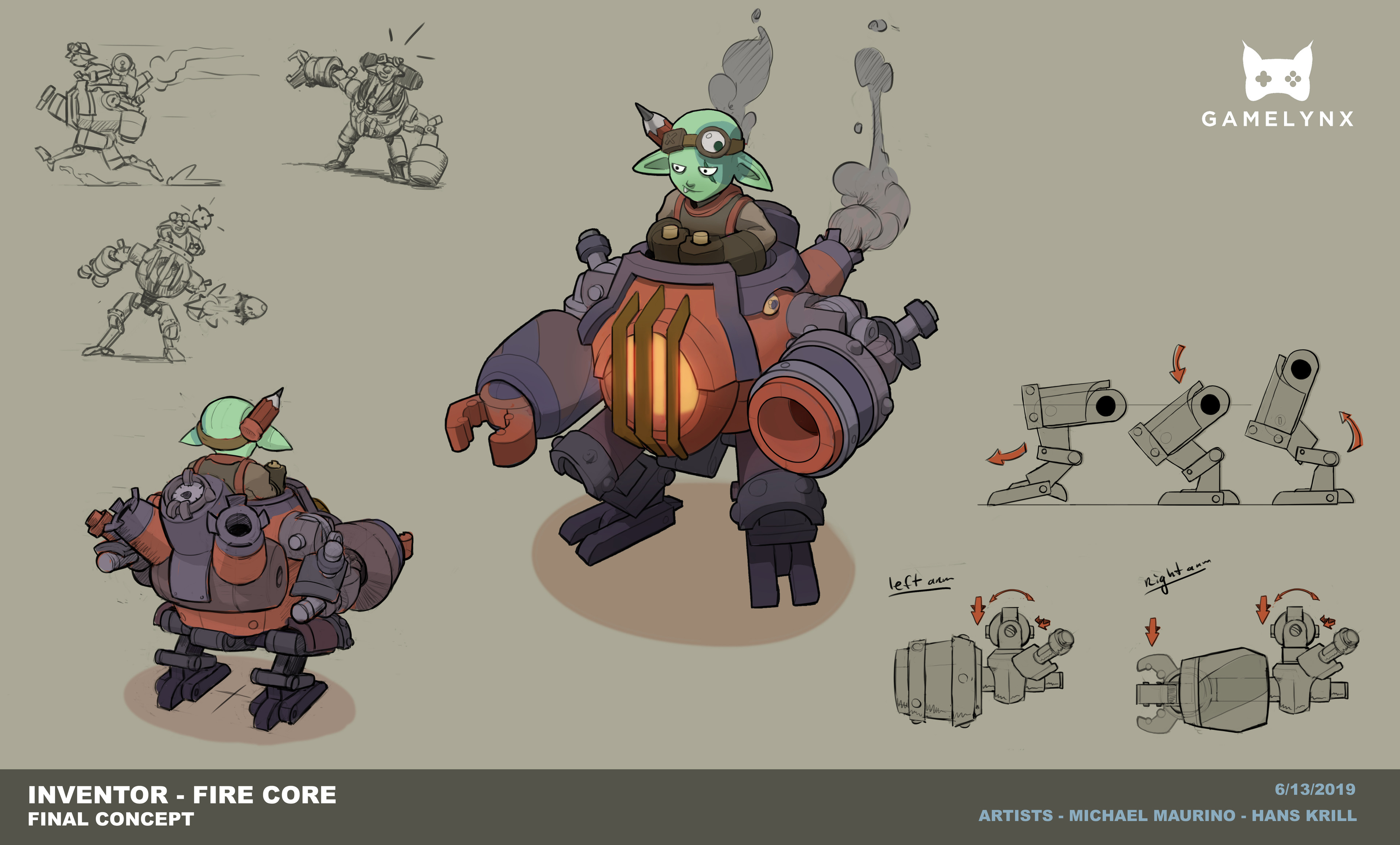 Hans Krill - Element Arena Concept art