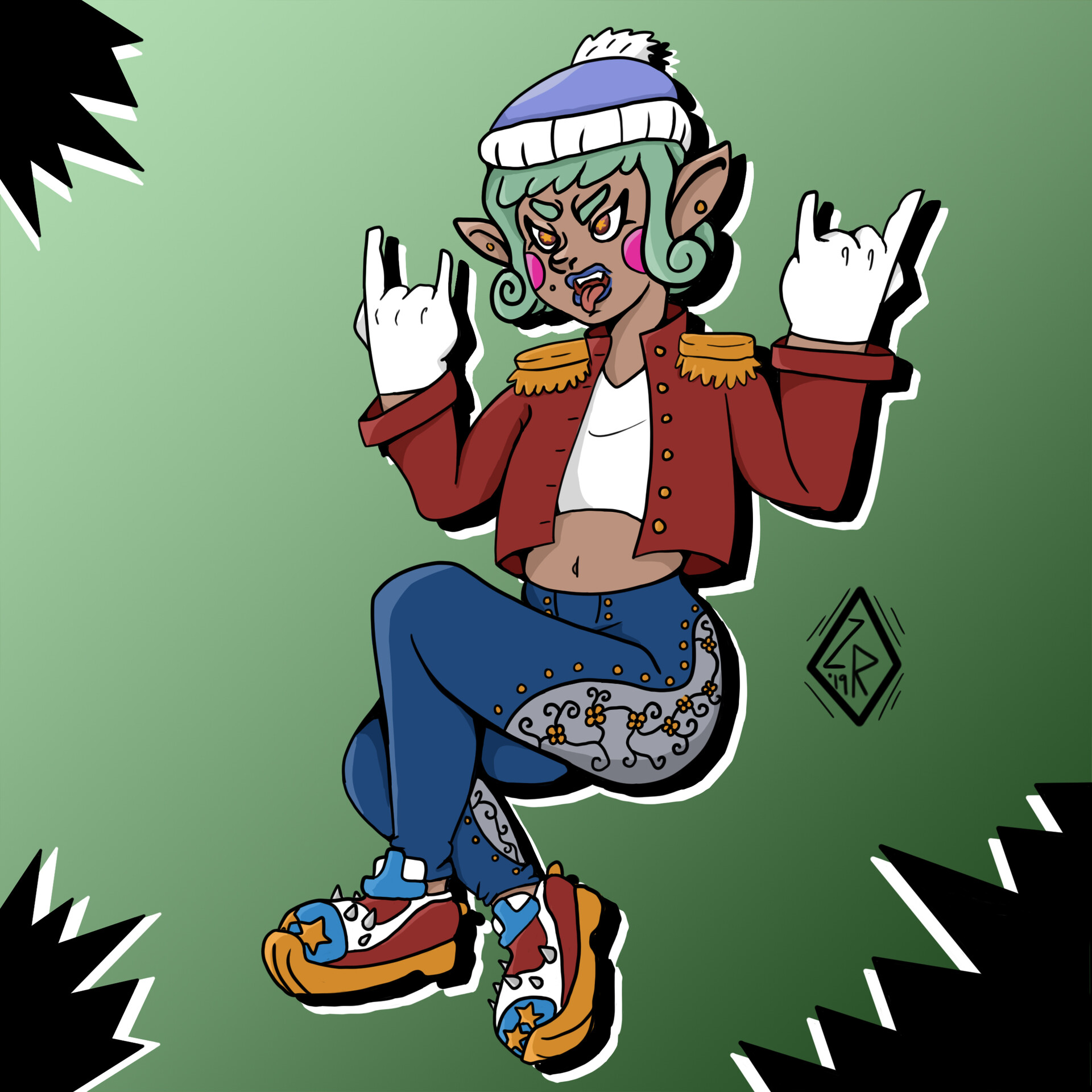 ArtStation - Punk Gal