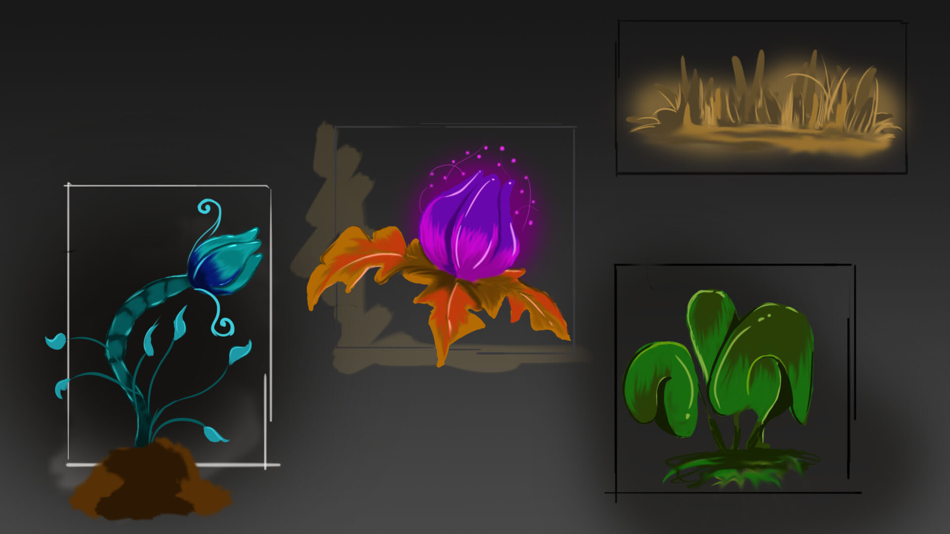 Nandini Achary - fantasy plants