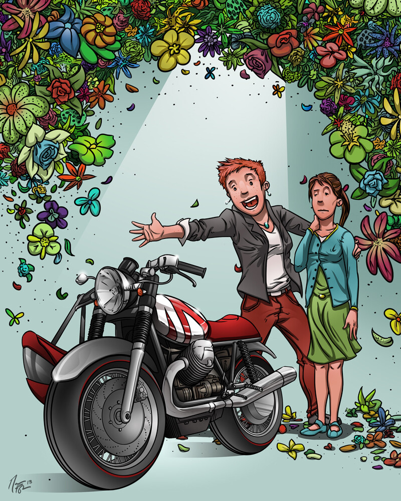 ArtStation - Sentimental, Greeting Card