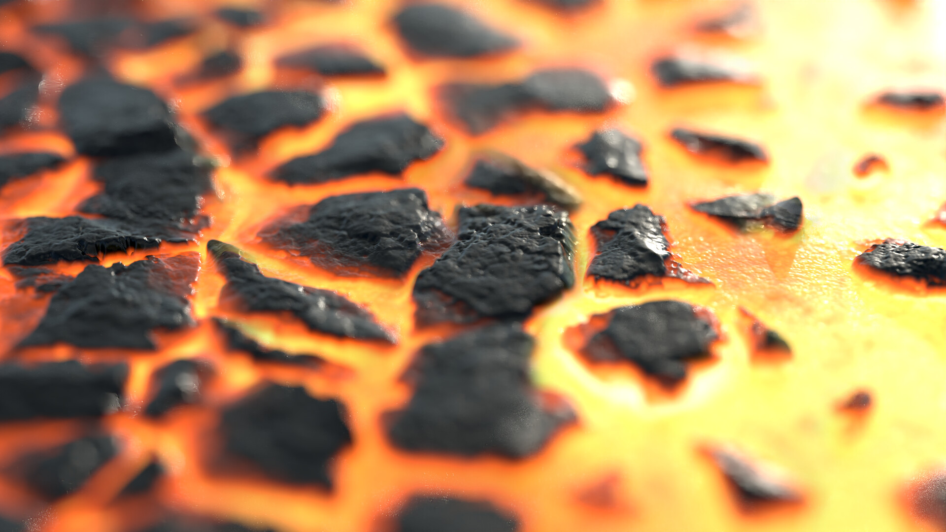 Merlin Perry - Substance Designer - Styled Lava Study
