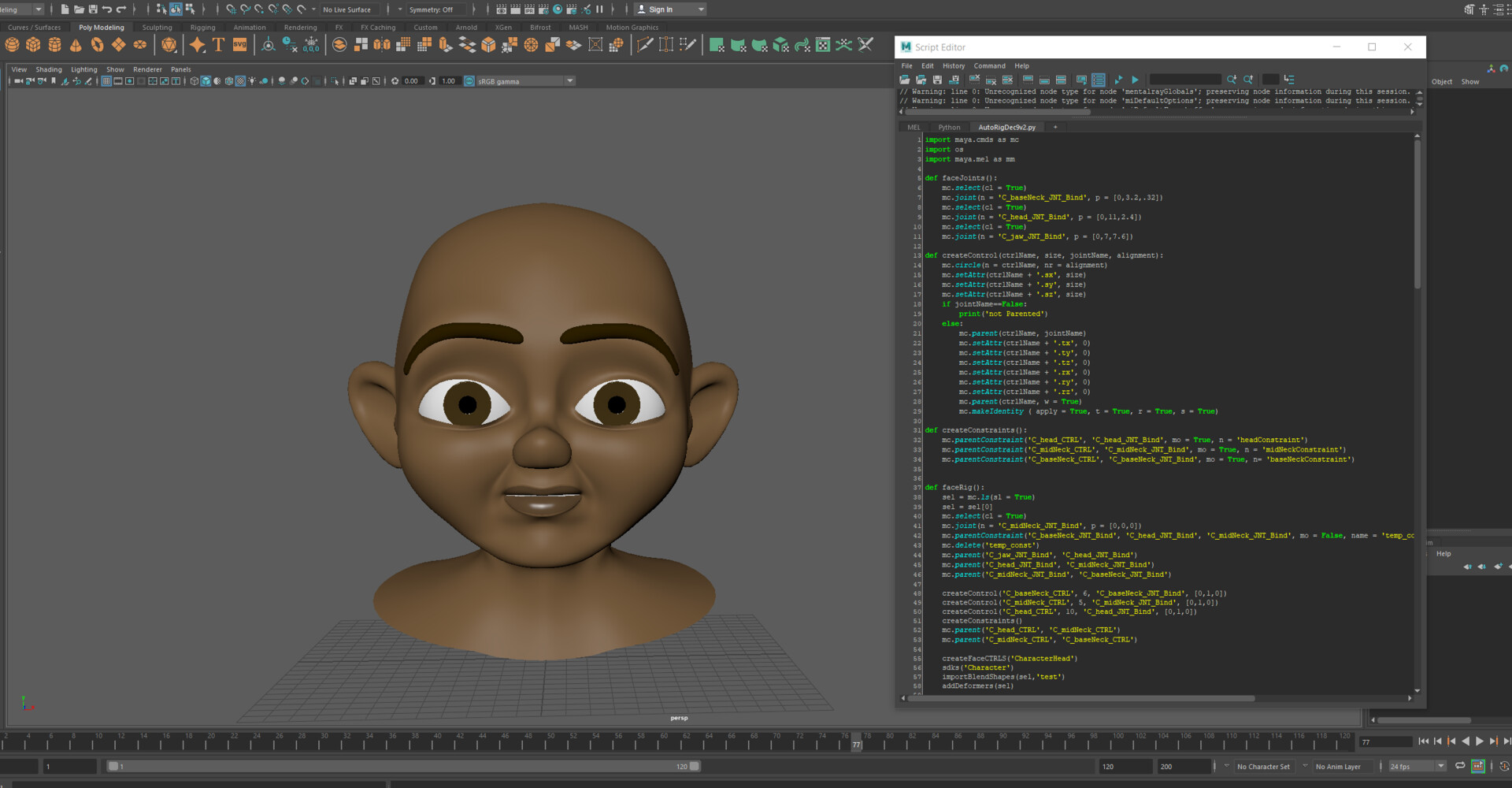 ArtStation - Auto Face Rig