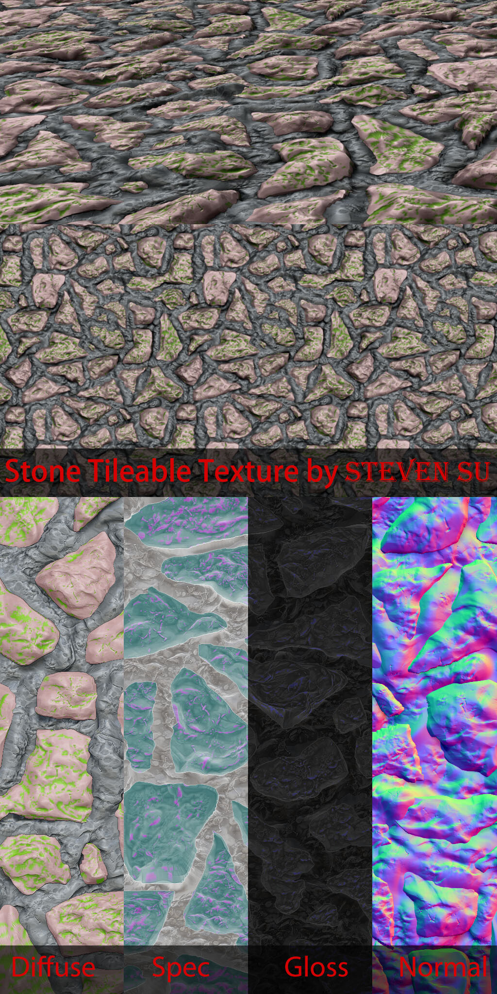 ArtStation - Tileable Stone Textures