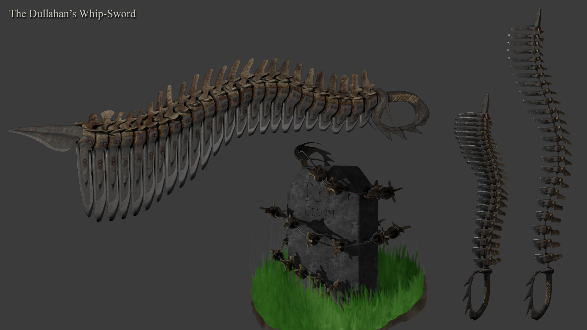ArtStation - Dullahan's Whip-Sword