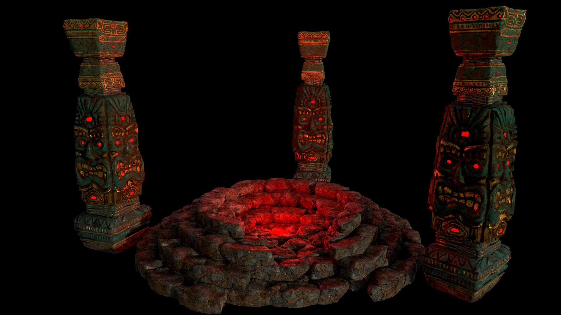 Thrinayana Kaipuram - Aztec Altar