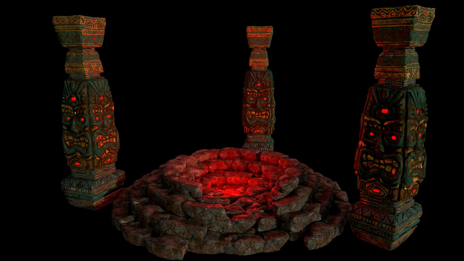 Thrinayana Kaipuram - Aztec Altar