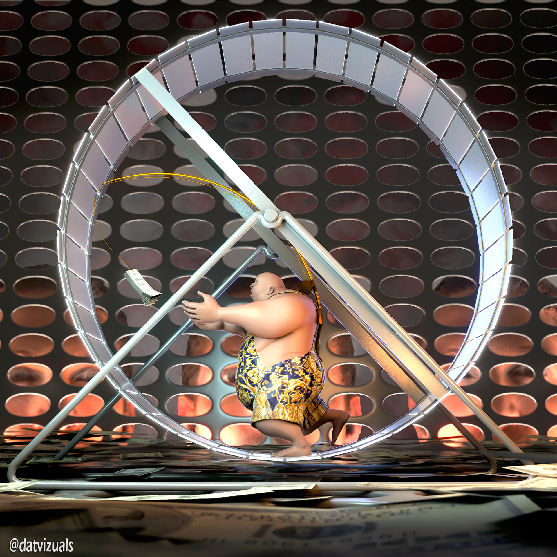 ArtStation - RAT RACE #weeklychallenge 5