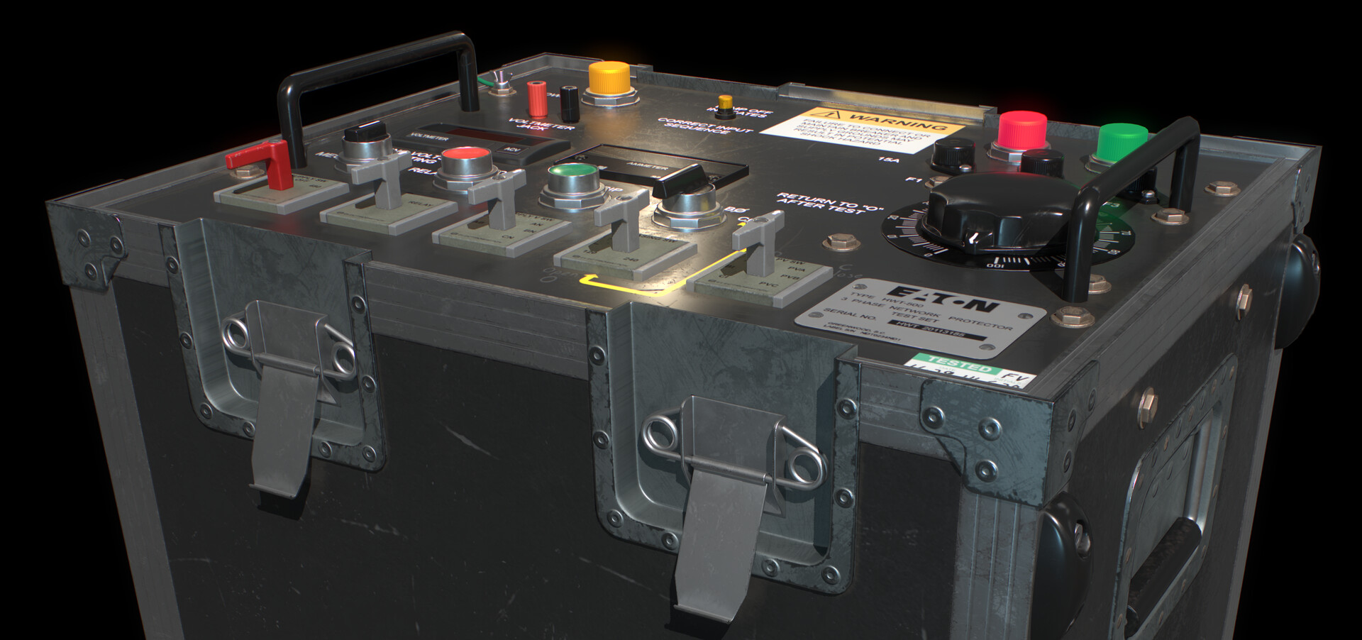 ArtStation - Eaton Test Box - Hard Surface Prop