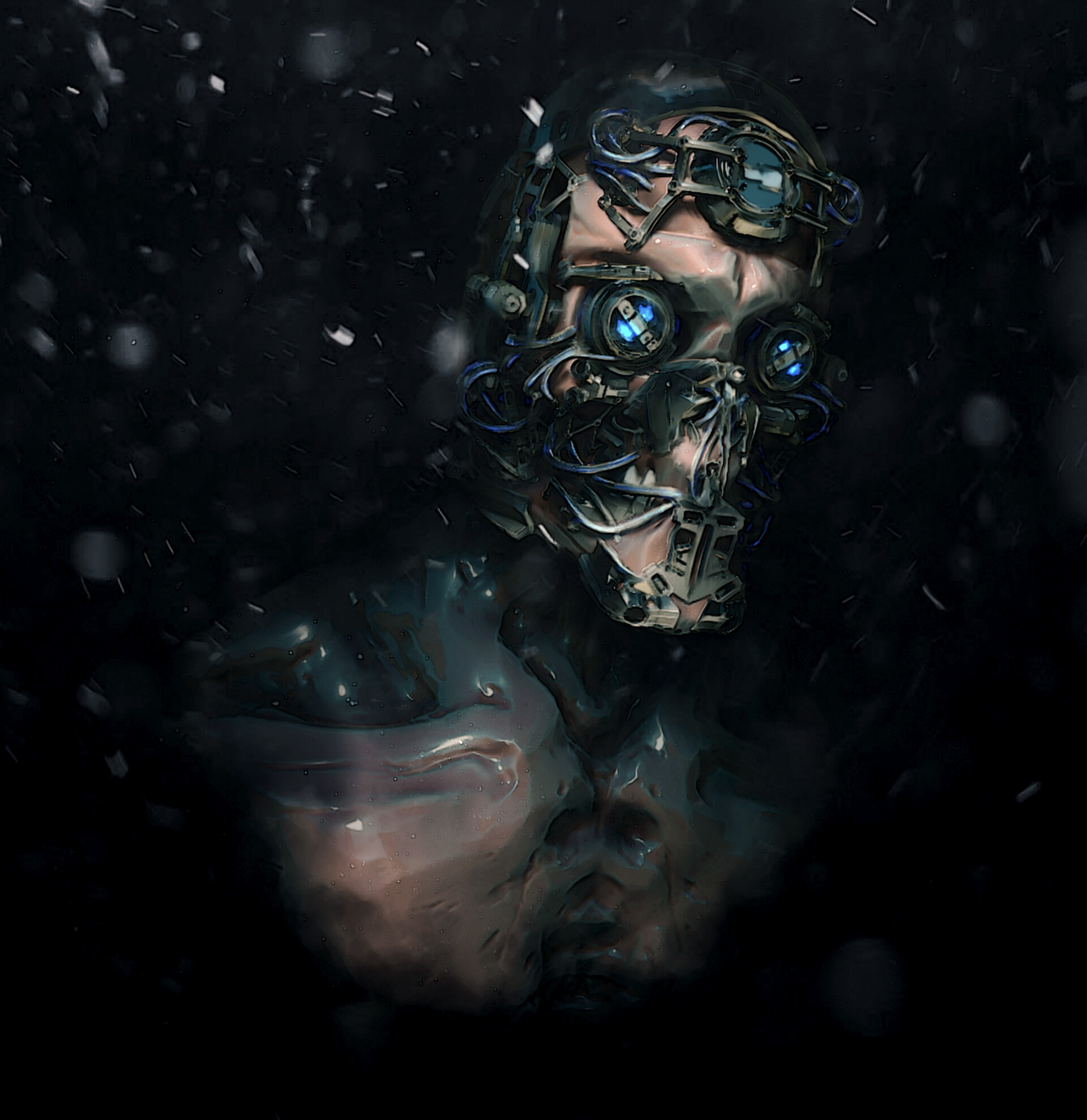 ArtStation - Cyborg 3D Scribble