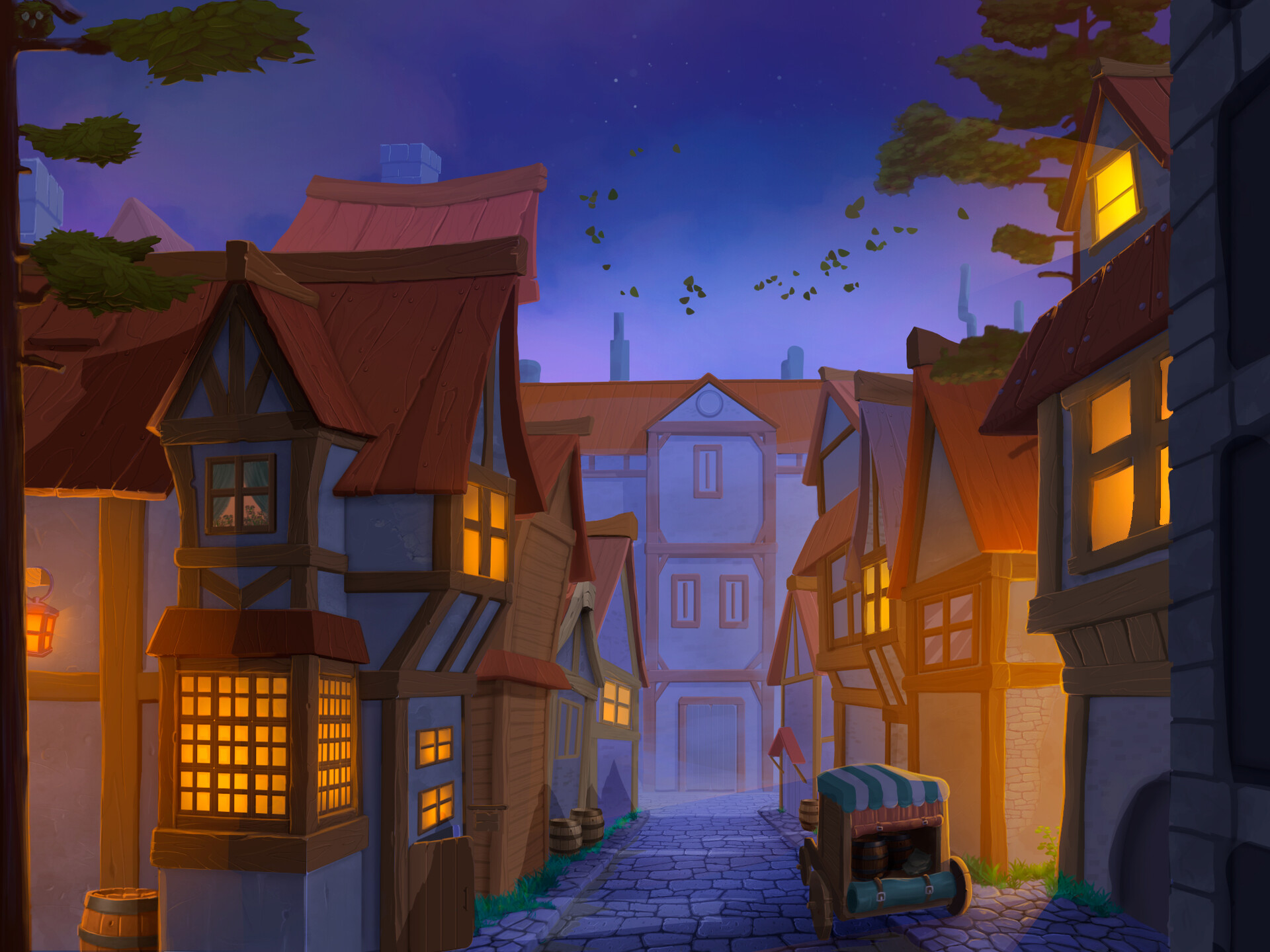 ArtStation - Backgrounds for a card game