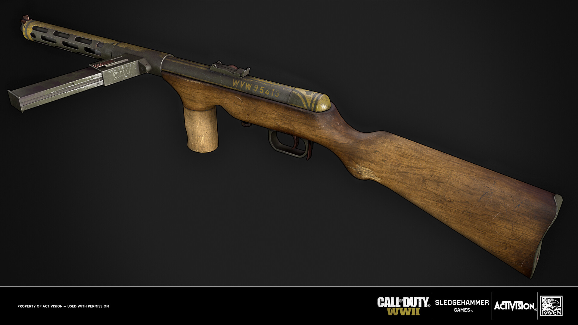 Lawrence Preston Portfolio - Call of Duty: WWII | Erma EMP Submachine Gun
