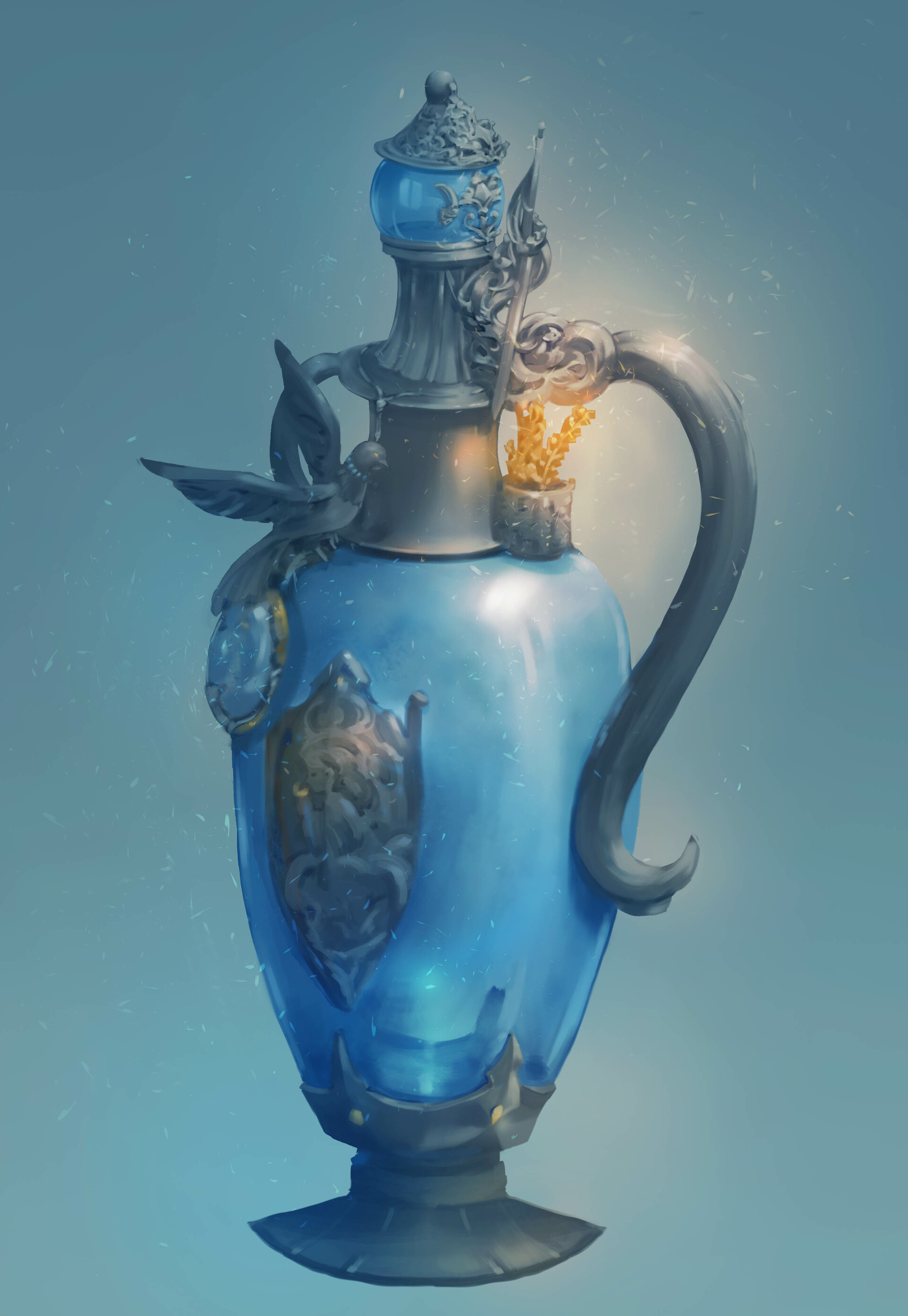 ArtStation - magic bottle