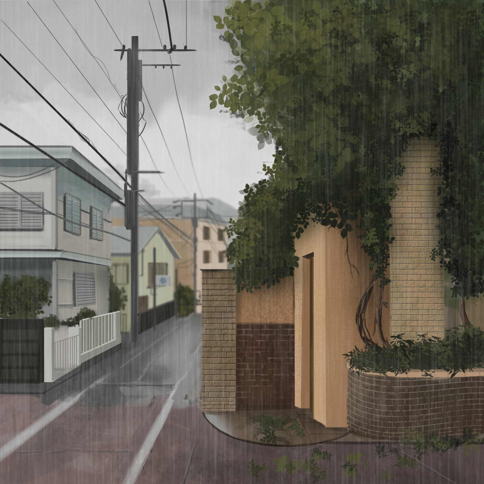 ArtStation - Japanese street