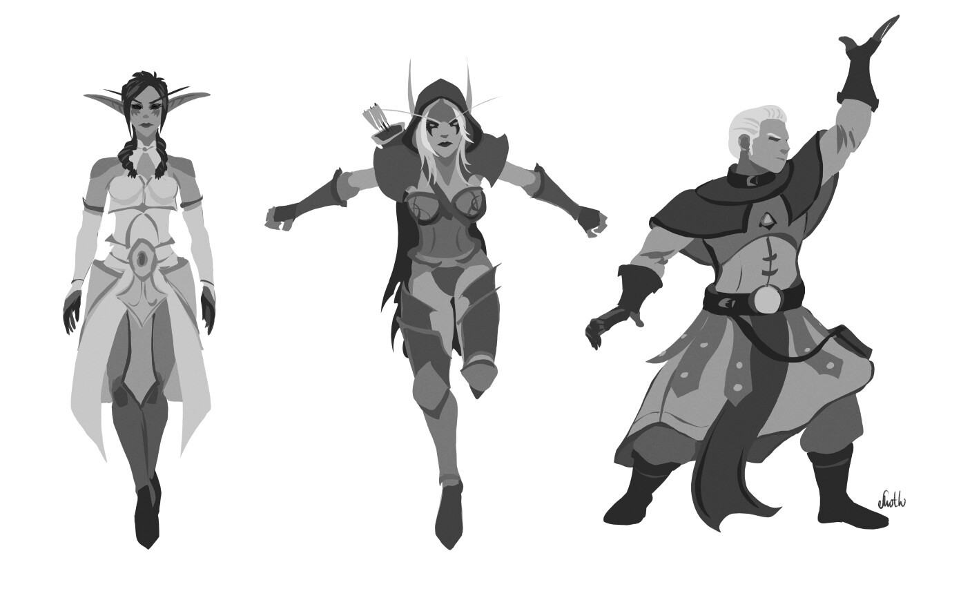 ArtStation - Pose building practice