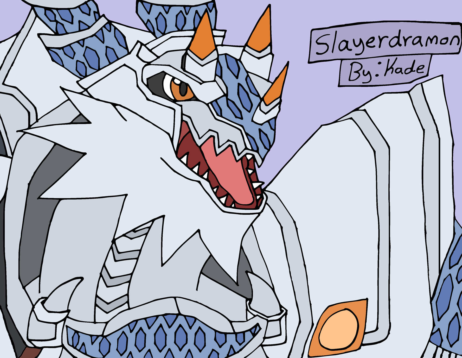 ArtStation - Digimon: Slayerdramon "Digital Fanart"