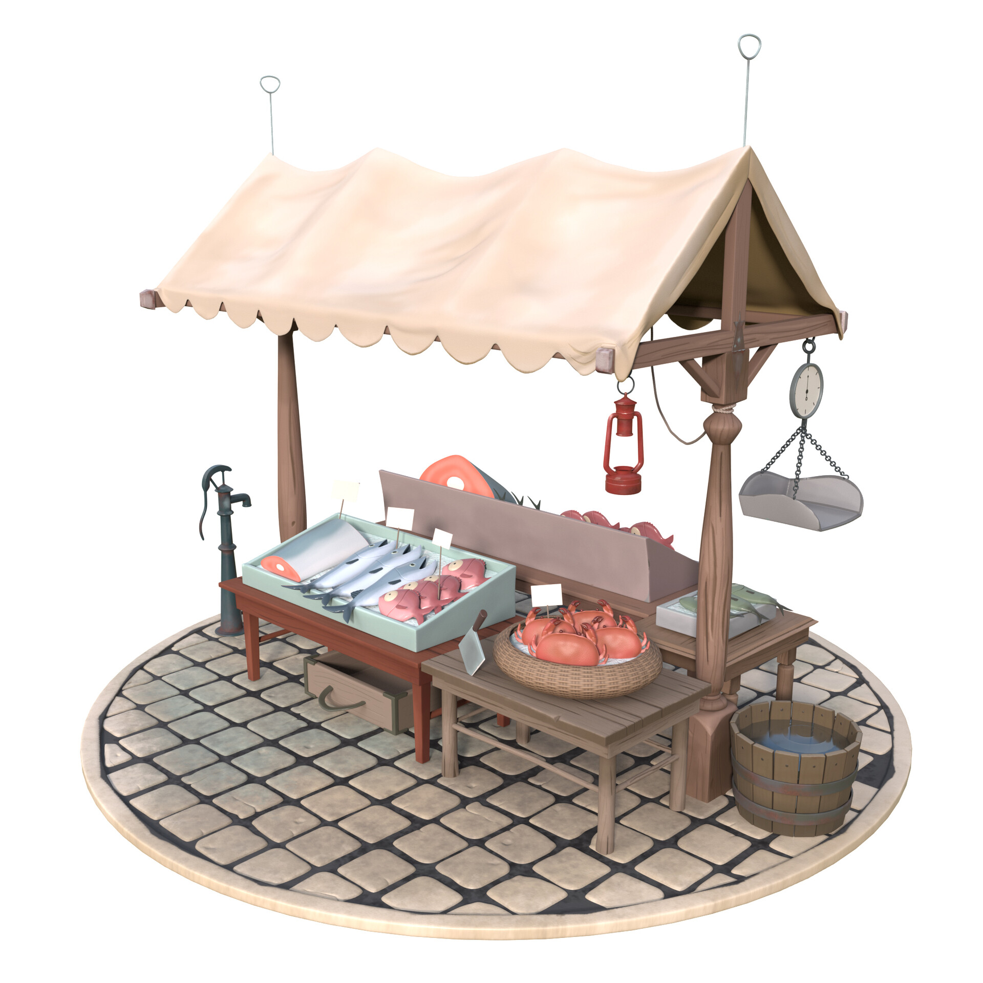 ArtStation - Fish Market