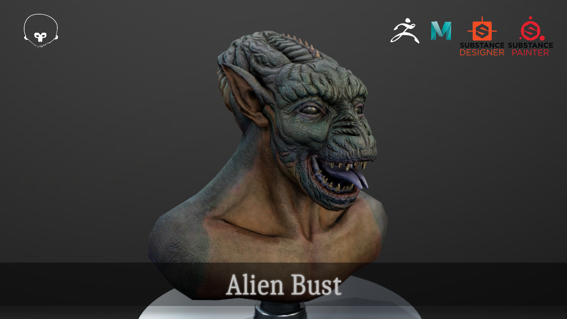 ArtStation - Alien Creature (Bust)
