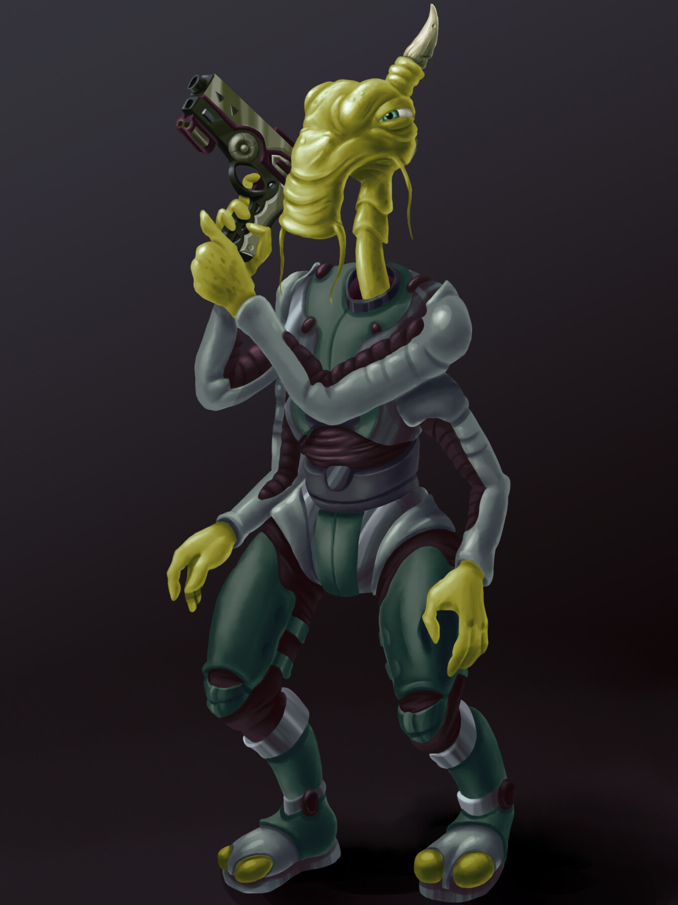 Maria Nikitina - Peleng from "Space Rangers" (step by step)