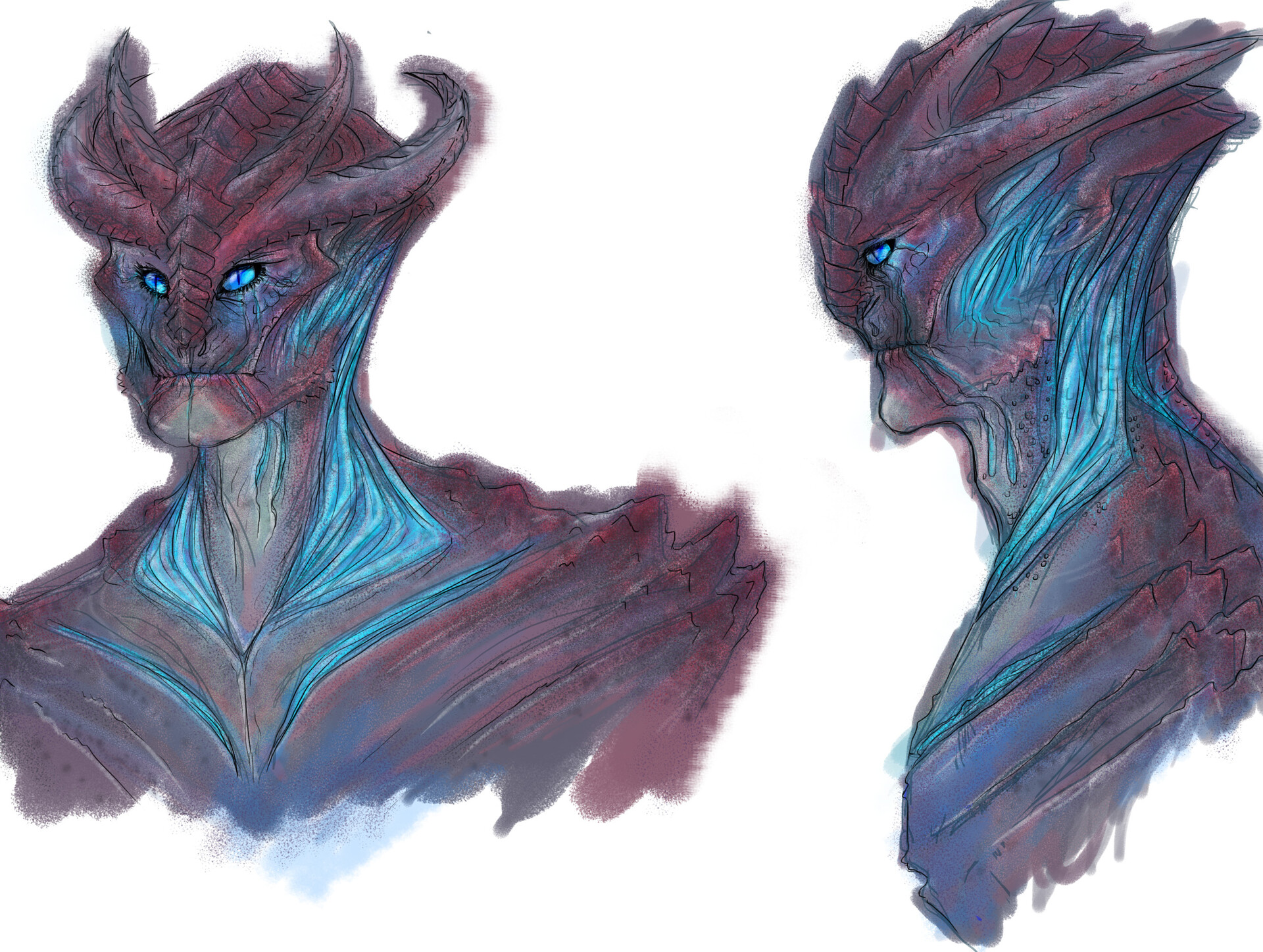 ArtStation - Alien Head Concept