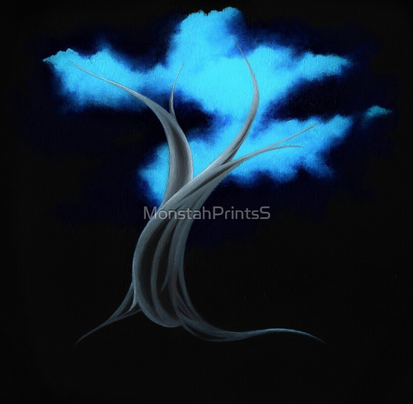 ArtStation - Light Blue Tree