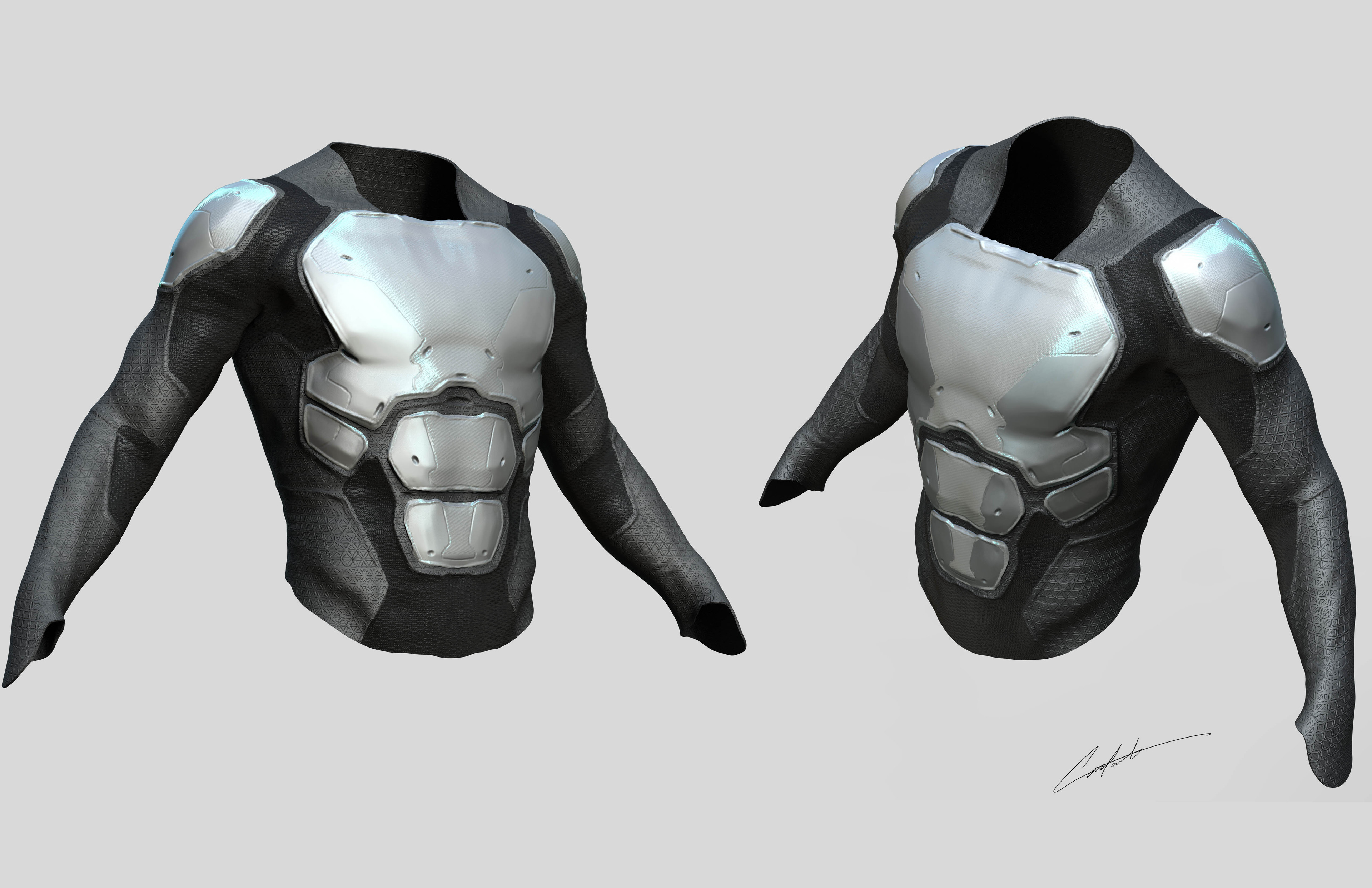 Constantine Sekeris - torso armor study
