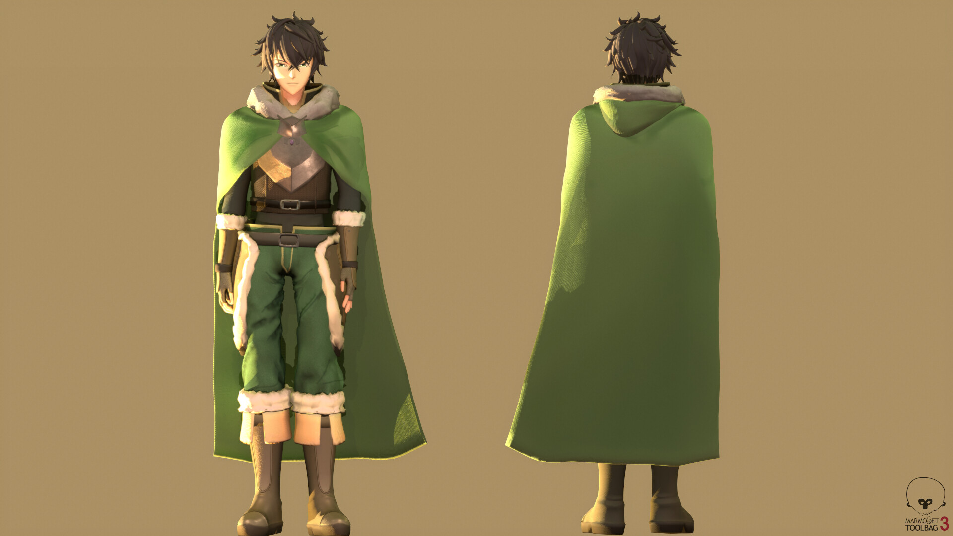 Scena - The Rising of The Shield Hero - Naofumi Iwatani - Game ready ...