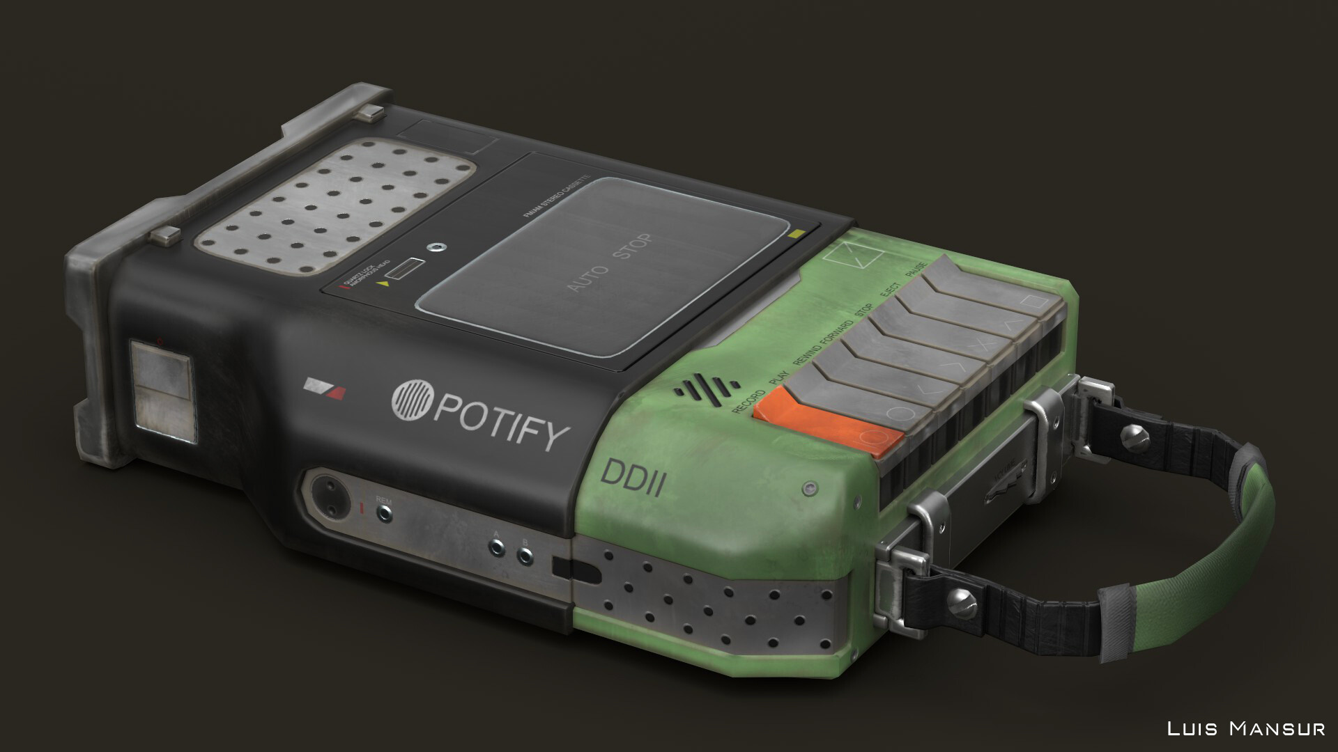 ArtStation - Potify Cassette Player