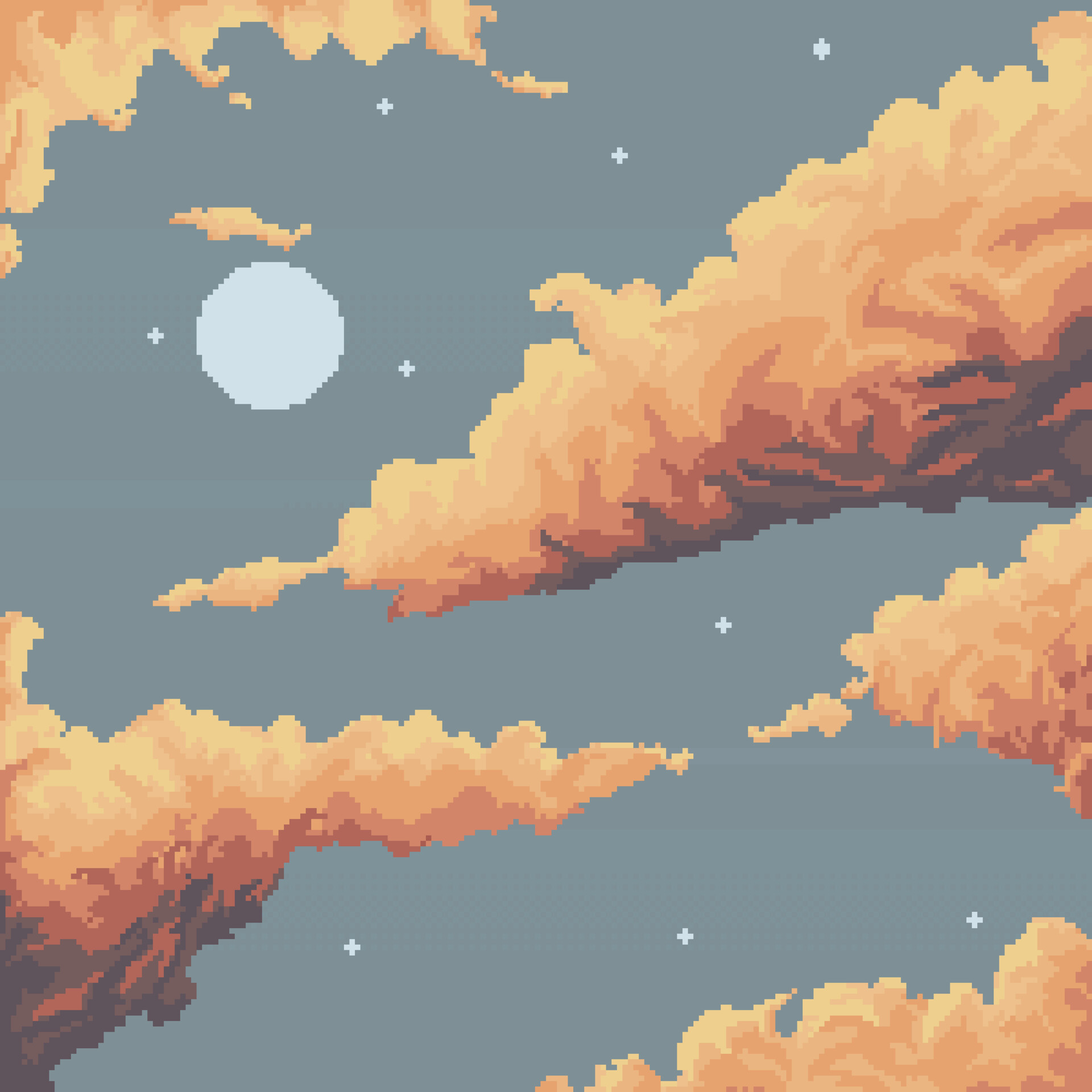 ArtStation - Pixel Sky