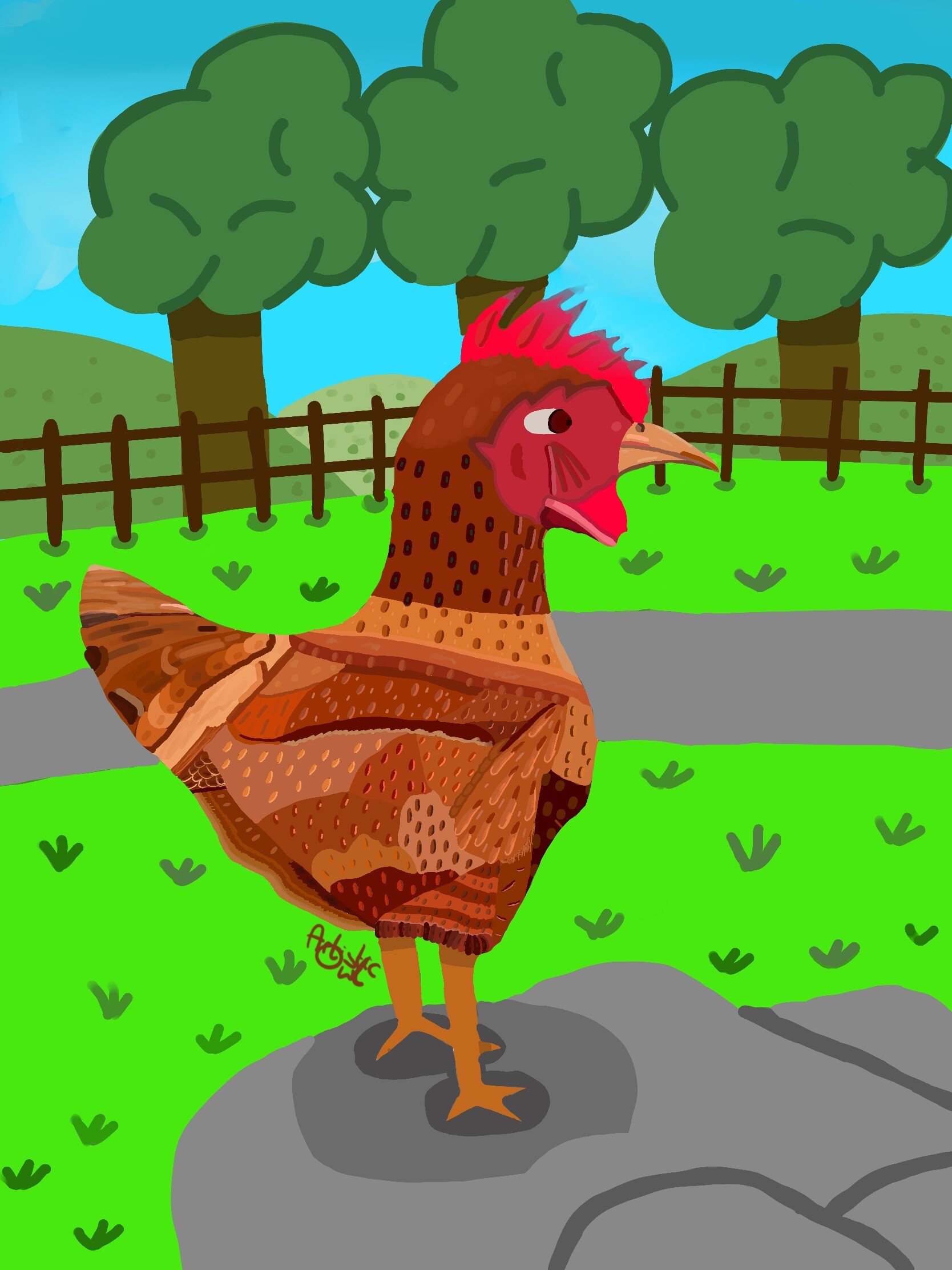 ArtStation - Chicken - Hen