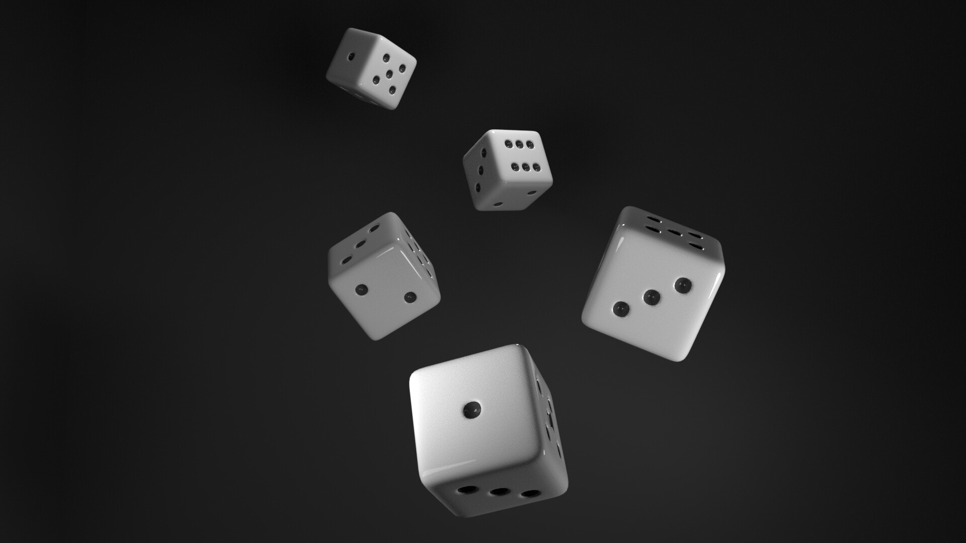 ArtStation - "Let's Get Dicey" (Rendered Dice for Game Design)
