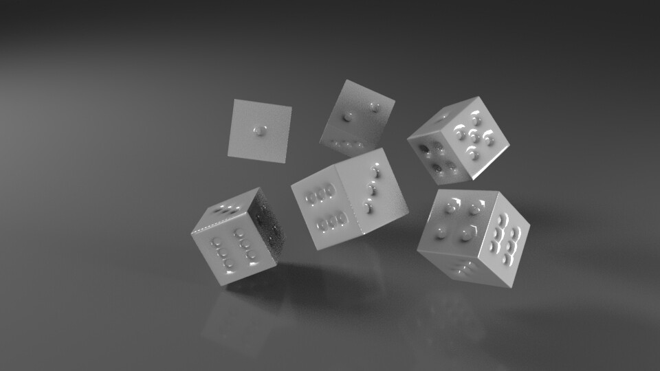 ArtStation - Maya Dice Render